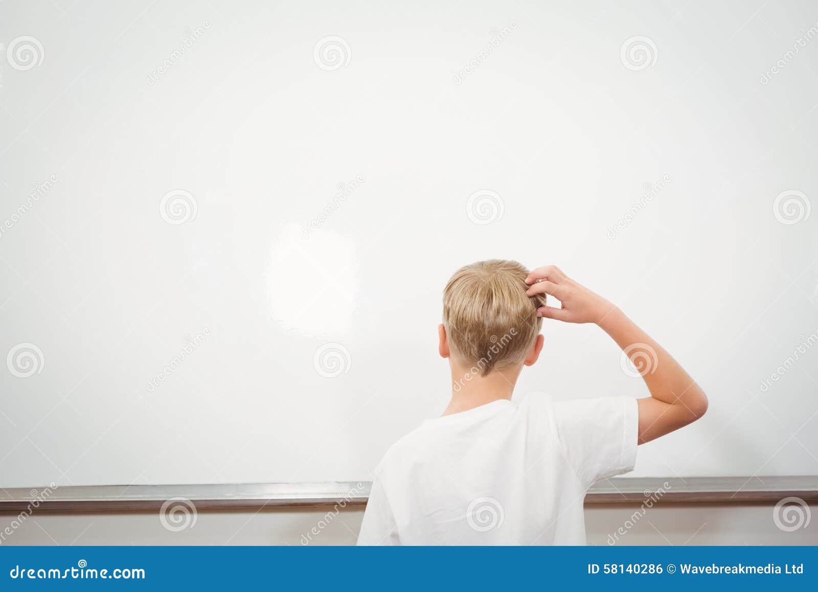 Puzzled Student Scratching Their Head Stock Photo - Image of class ...