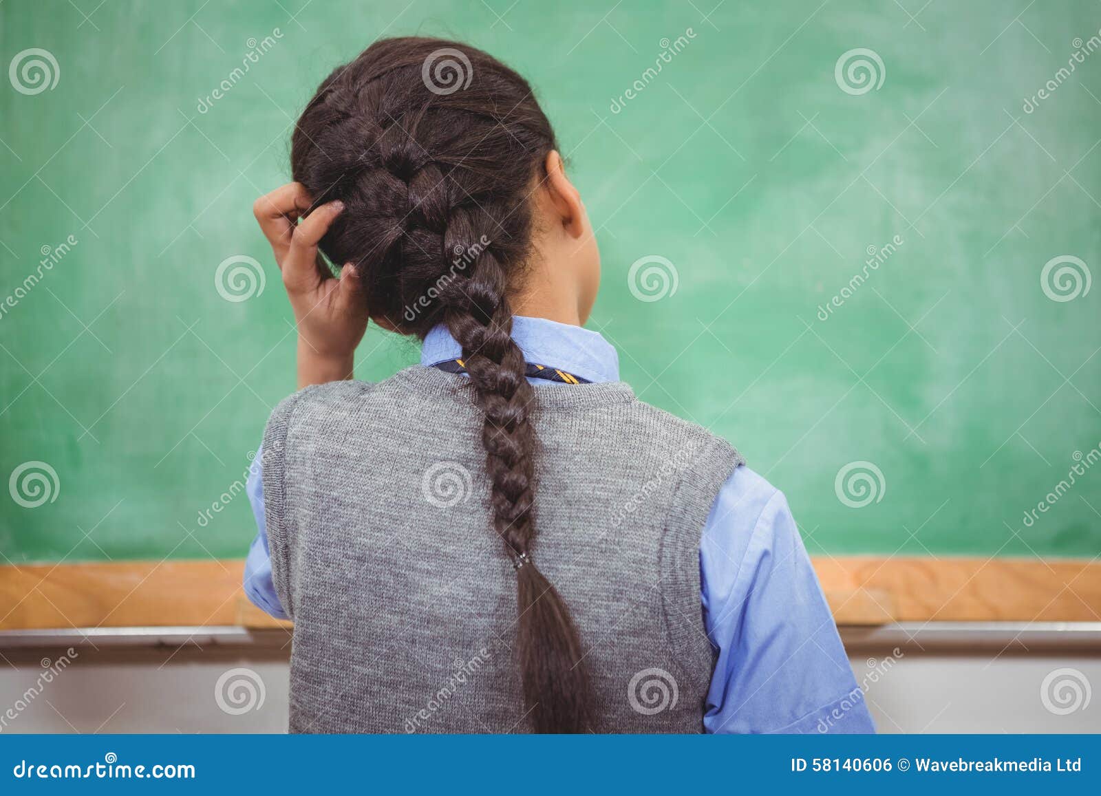Puzzled Student Scratching Their Head Stock Photo - Image of ...