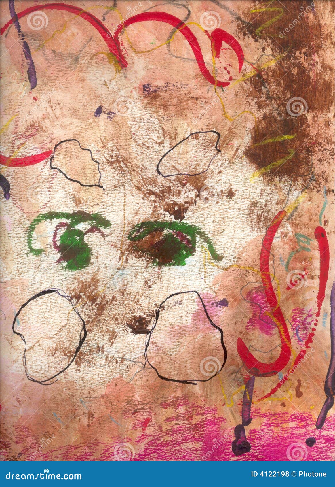 Puzzlement stock photo. Image of media, lines, acrylic - 4122198