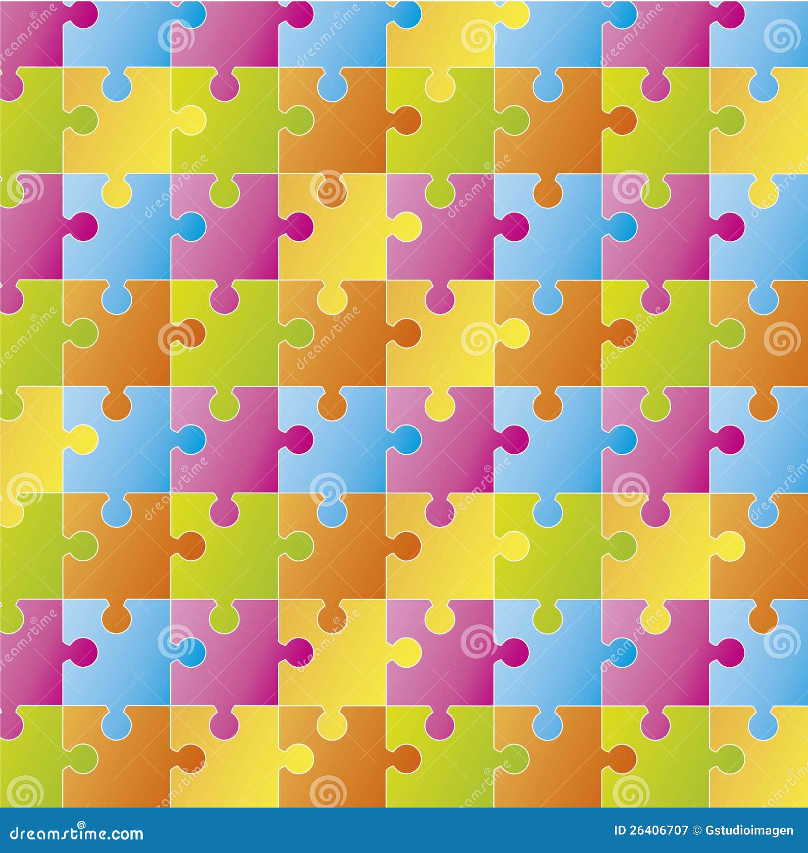 Puzzles stock illustration. Illustration of assemble - 26406707