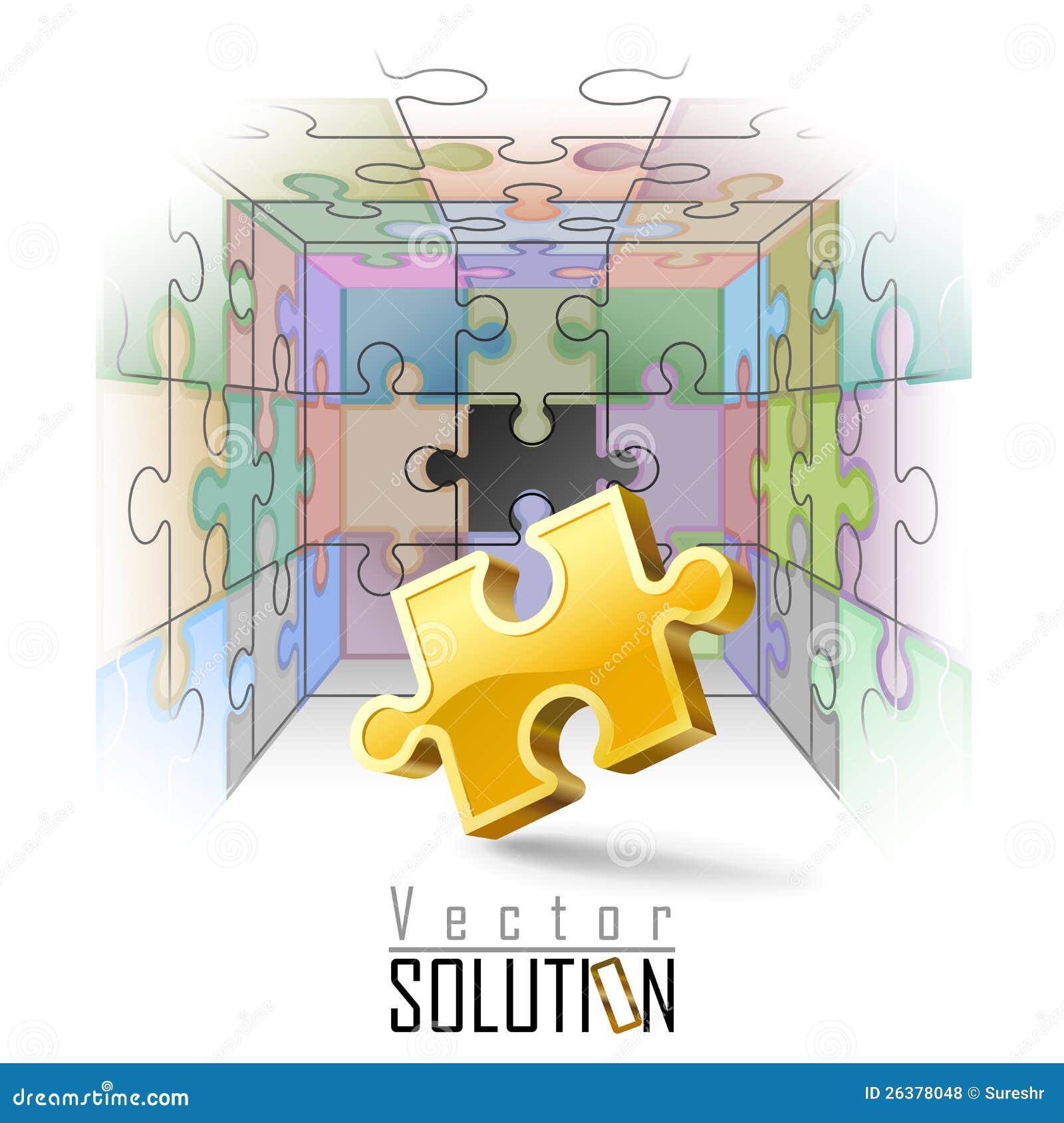 Puzzles,Challenges ,Solutions Stock Vector - Illustration of order ...