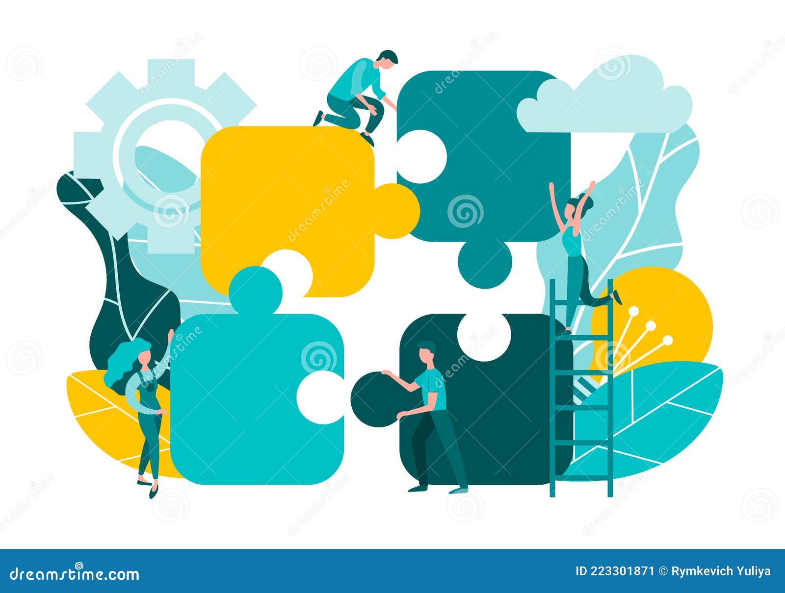 Teamwork, Goal Icon. Outline Vector Graphics | CartoonDealer.com #249998817