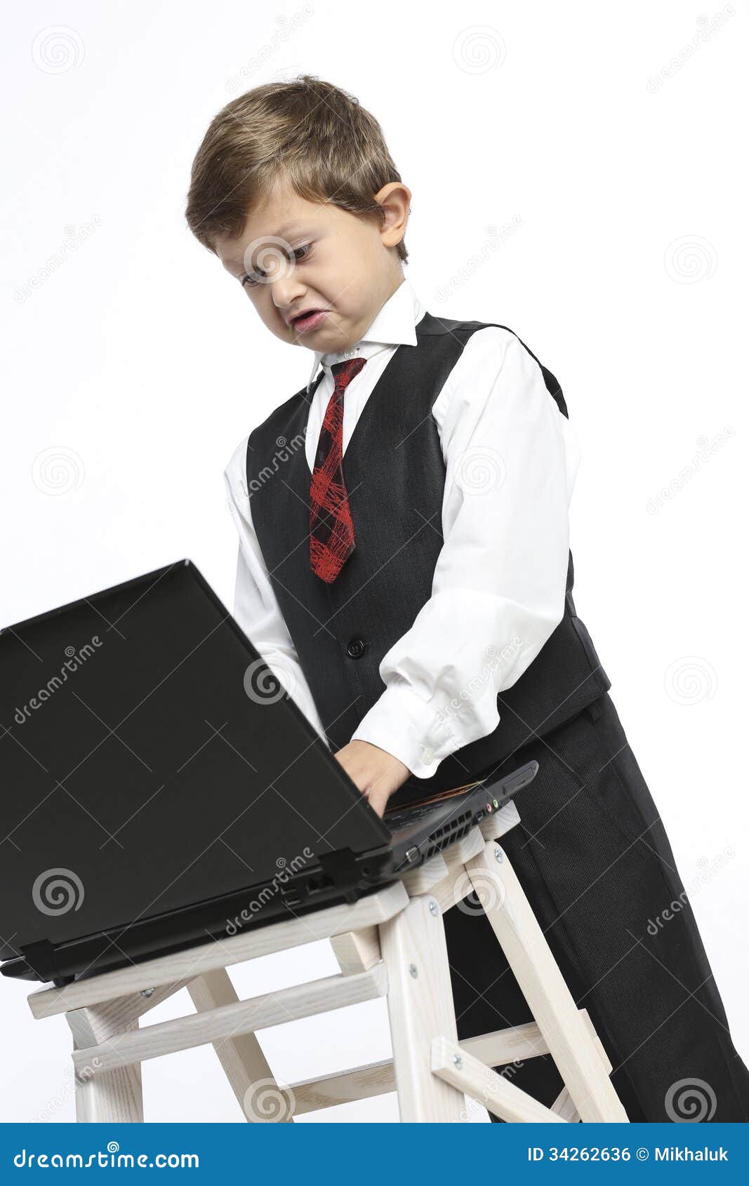 Puzzling over a problem stock photo. Image of businessman - 34262636