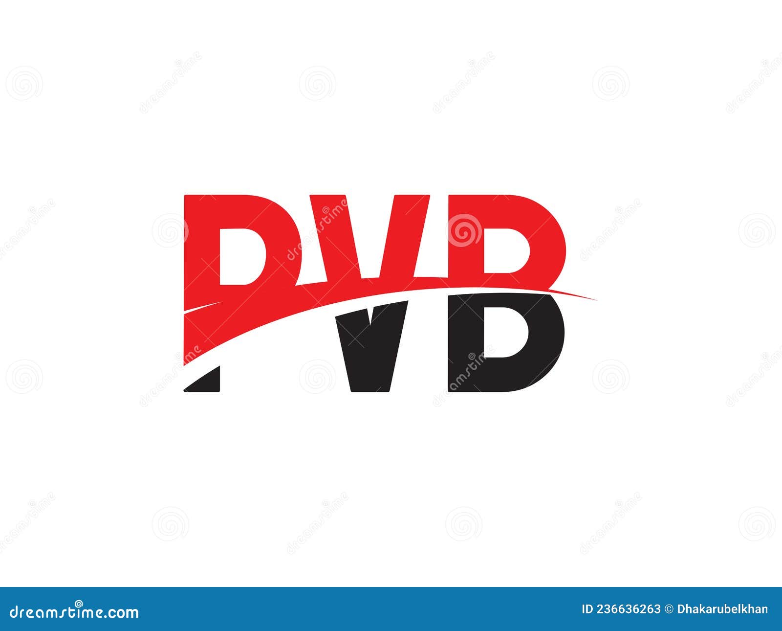 PVB Letter Initial Logo Design Vector Illustration Stock Vector ...