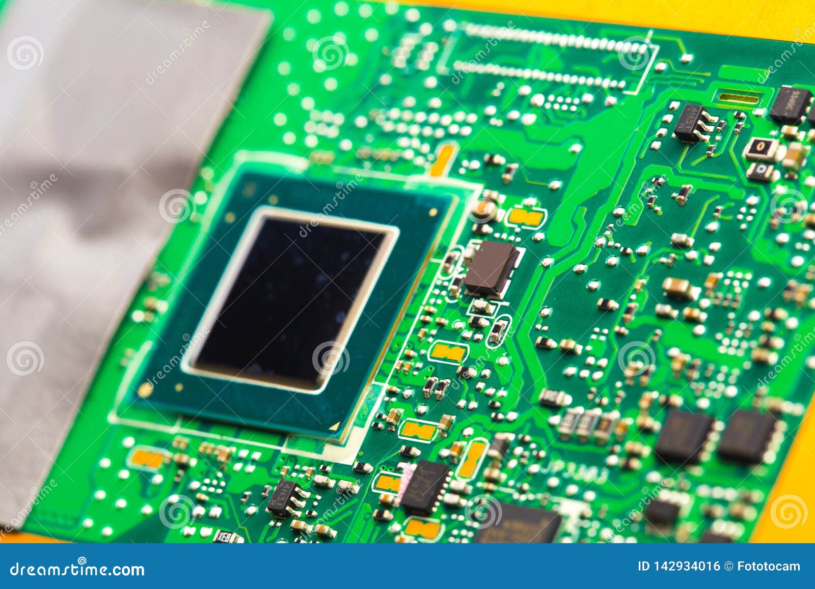 PVB Mother Board Isolated on White Stock Photo - Image of integrated ...