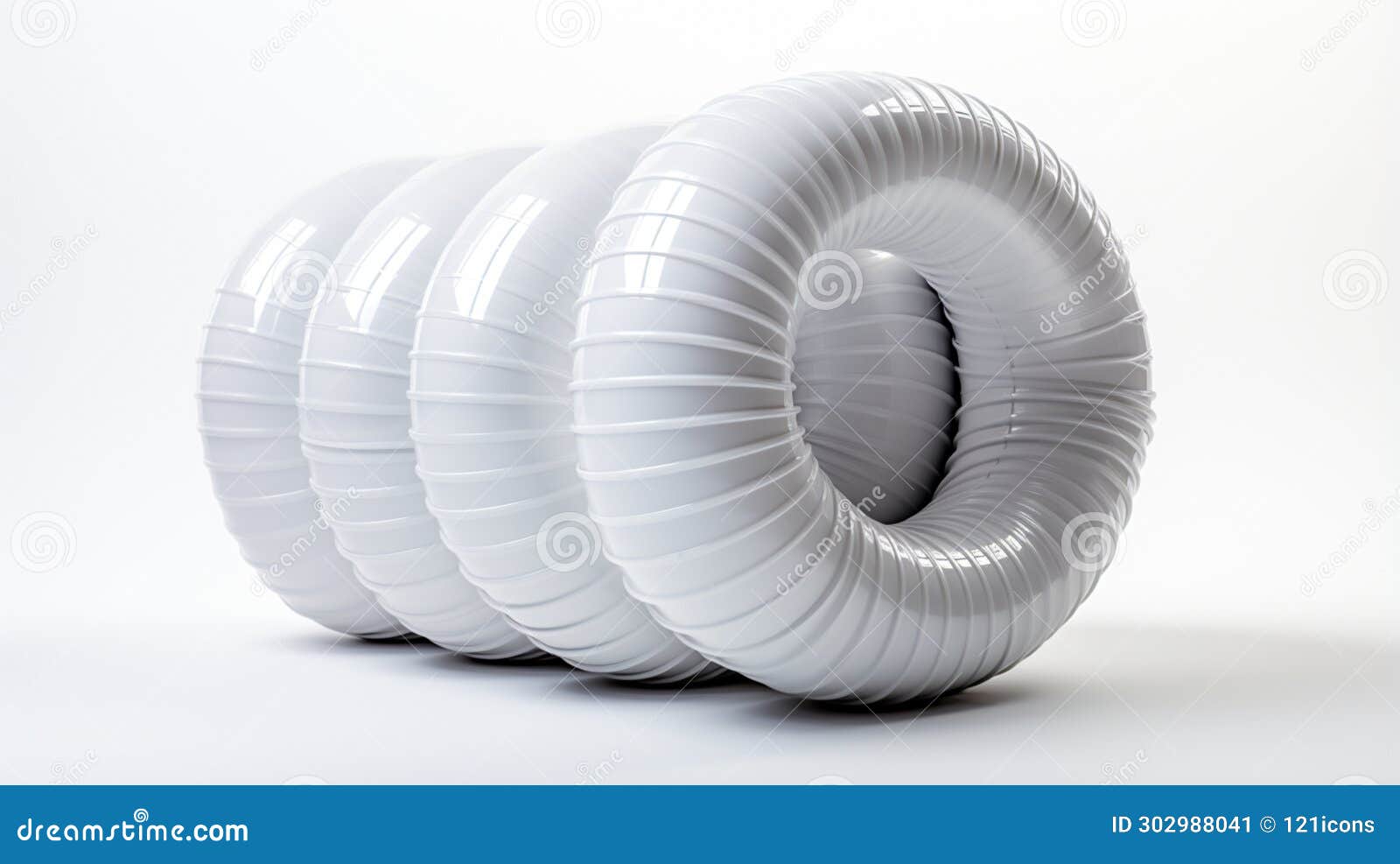 Pvc Bellows on White Background Stock Illustration - Illustration of ...