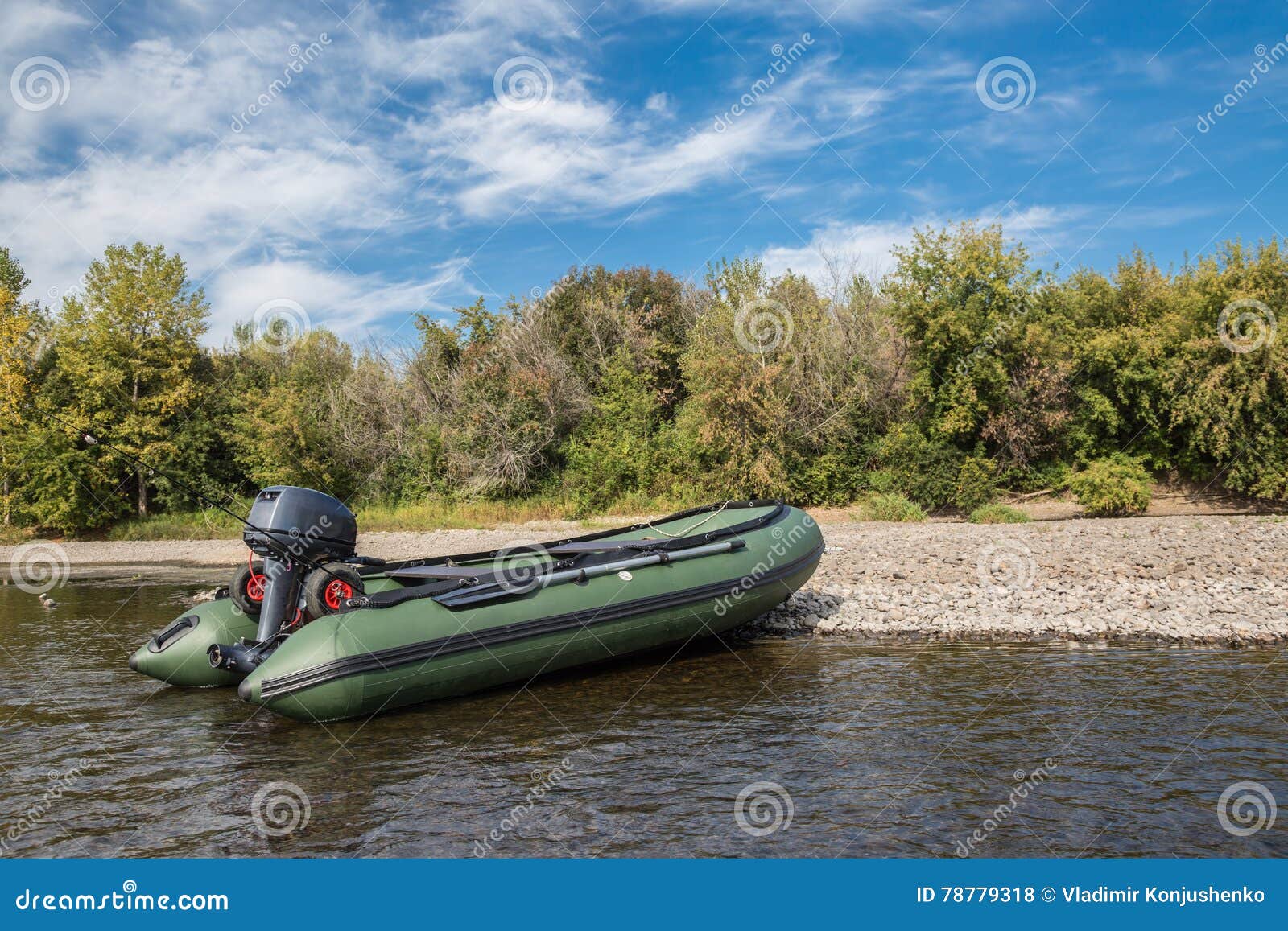 Pvc boat editorial stock photo. Image of river, outdoors - 78779318
