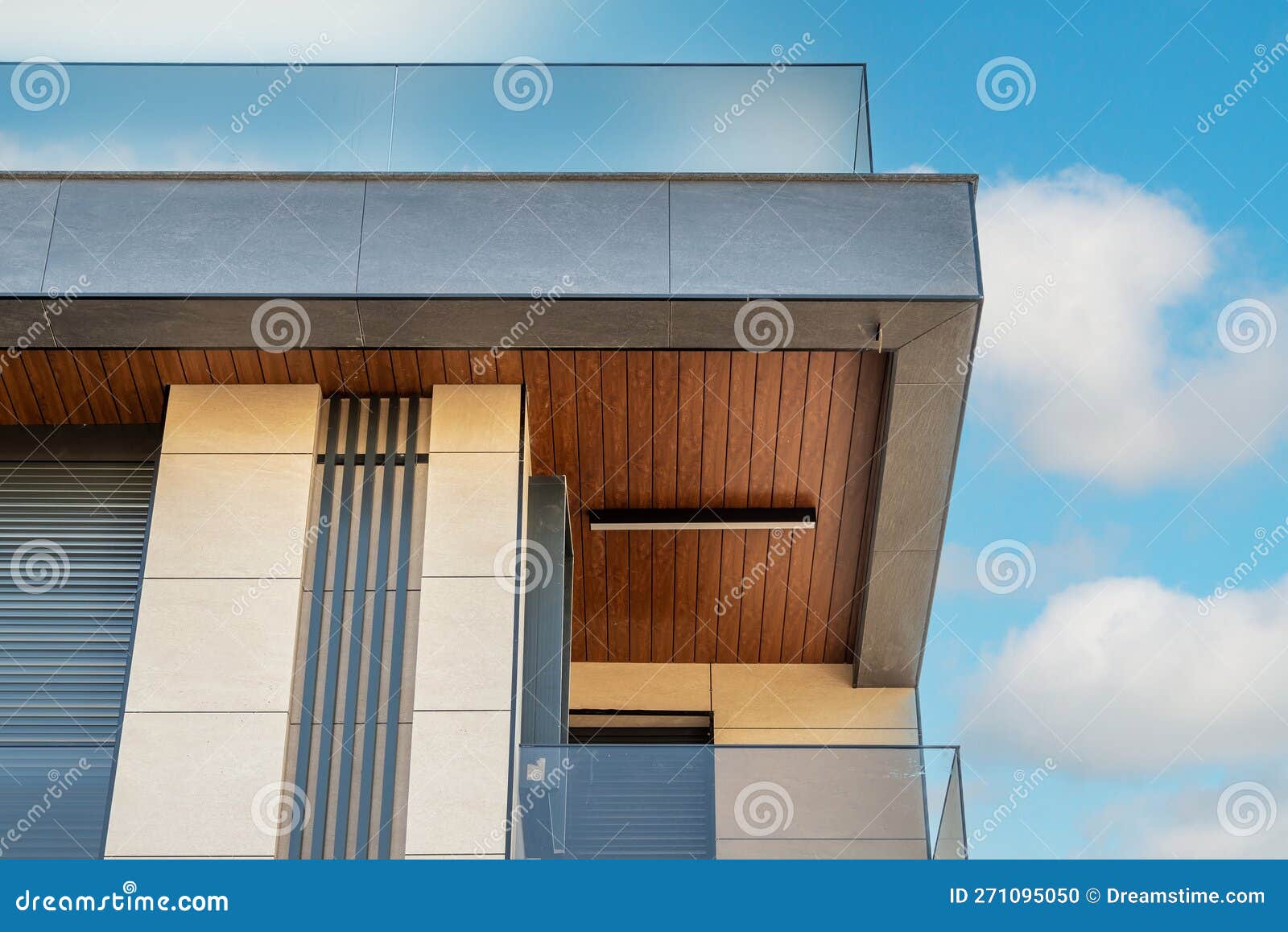 PVC Ceiling Panel Covered with Wood-like Vinyl with Modern Lighting ...