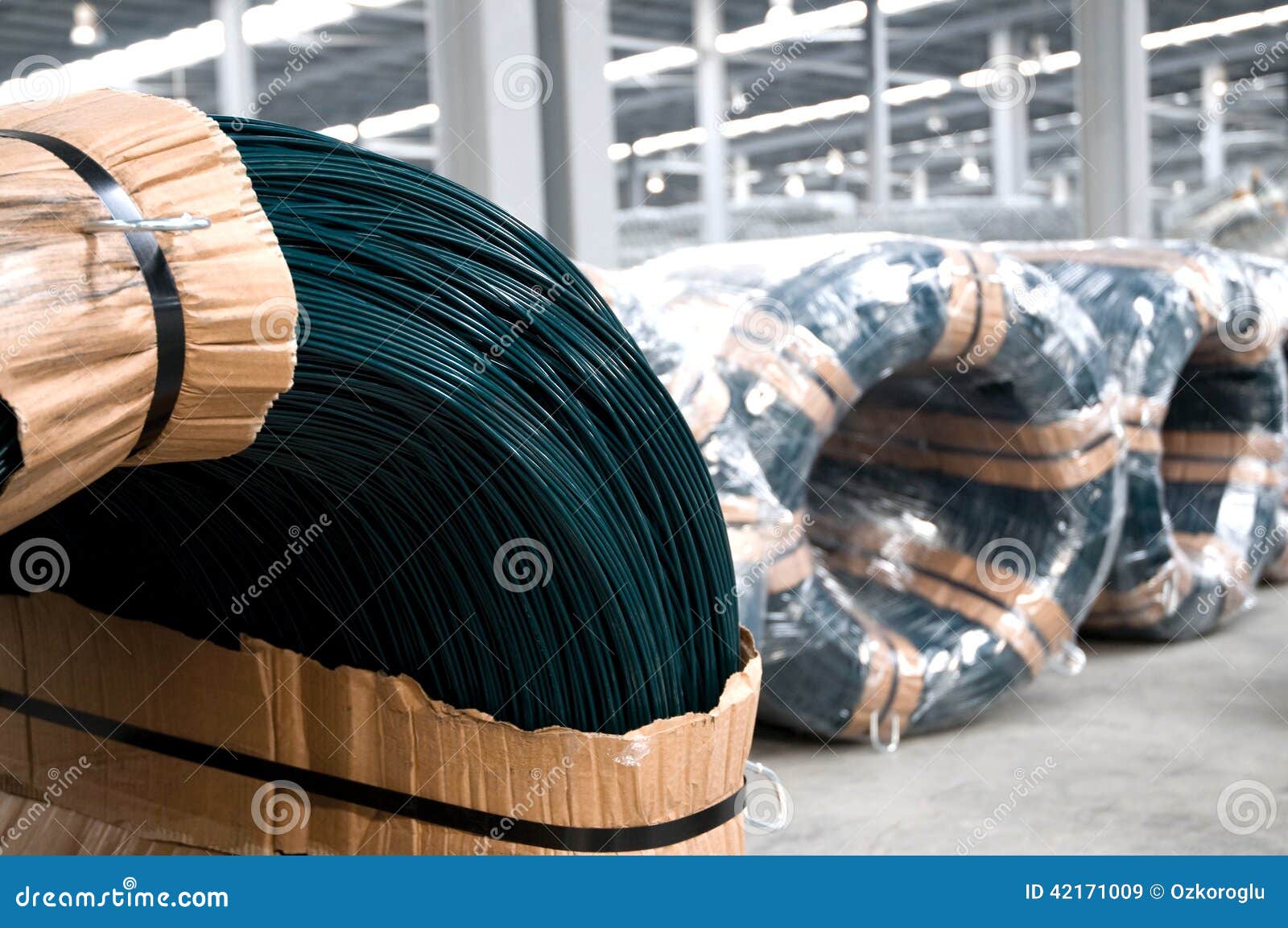 Pvc coated rod iron wire stock image. Image of meshes - 42171009