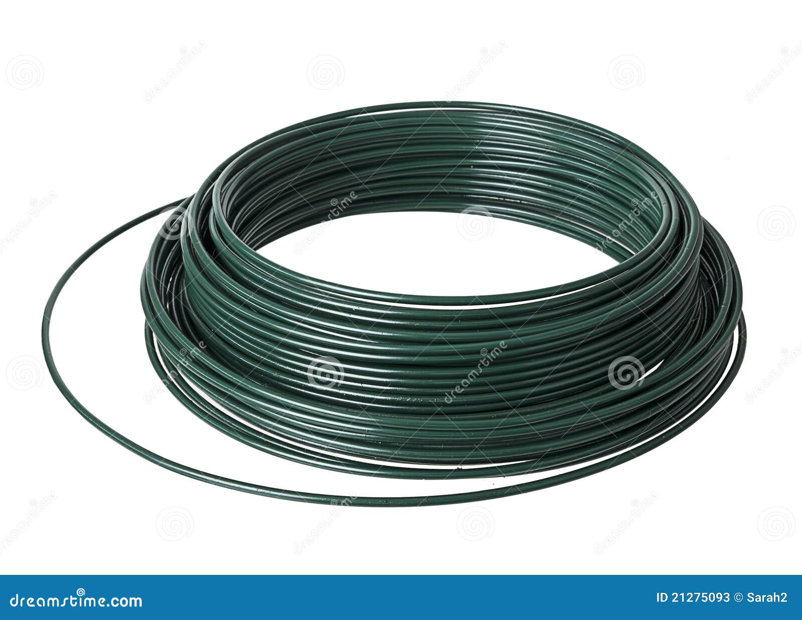 PVC coated wire roll stock image. Image of repair, fencing - 21275093