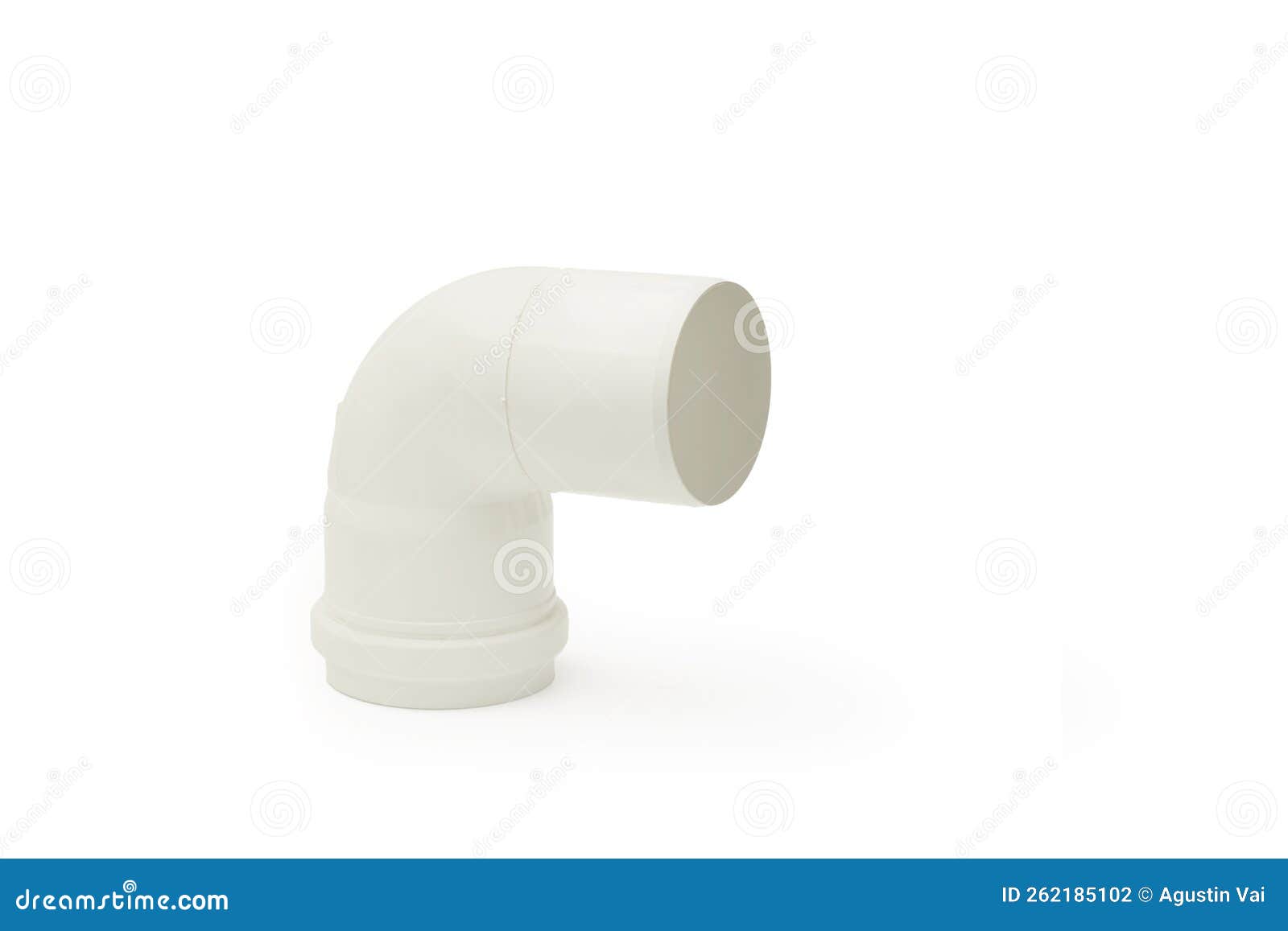 PVC Curve on a White Background Stock Photo - Image of drainage ...