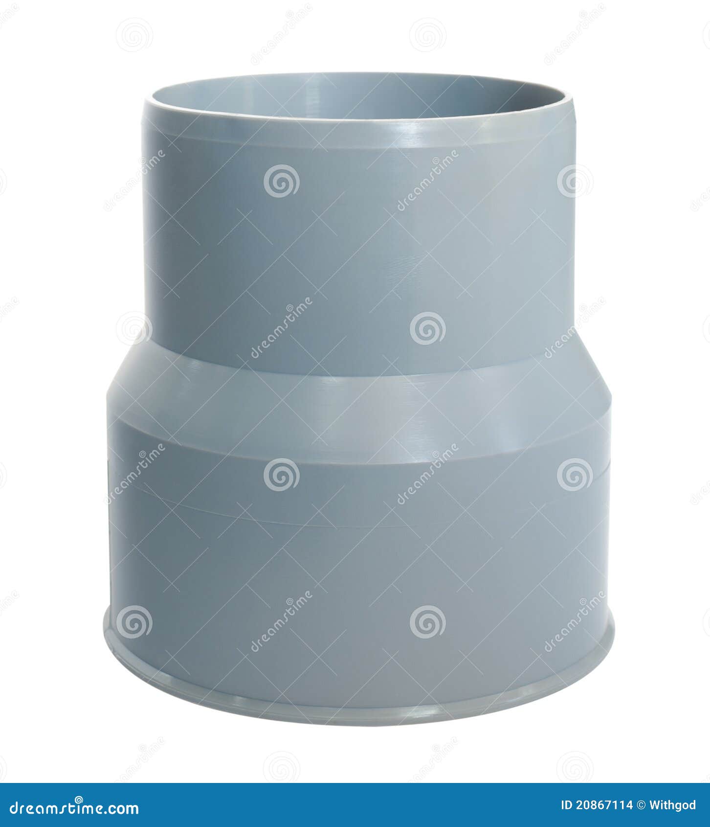 PVC draining bushing stock photo. Image of bushing, sewer - 20867114