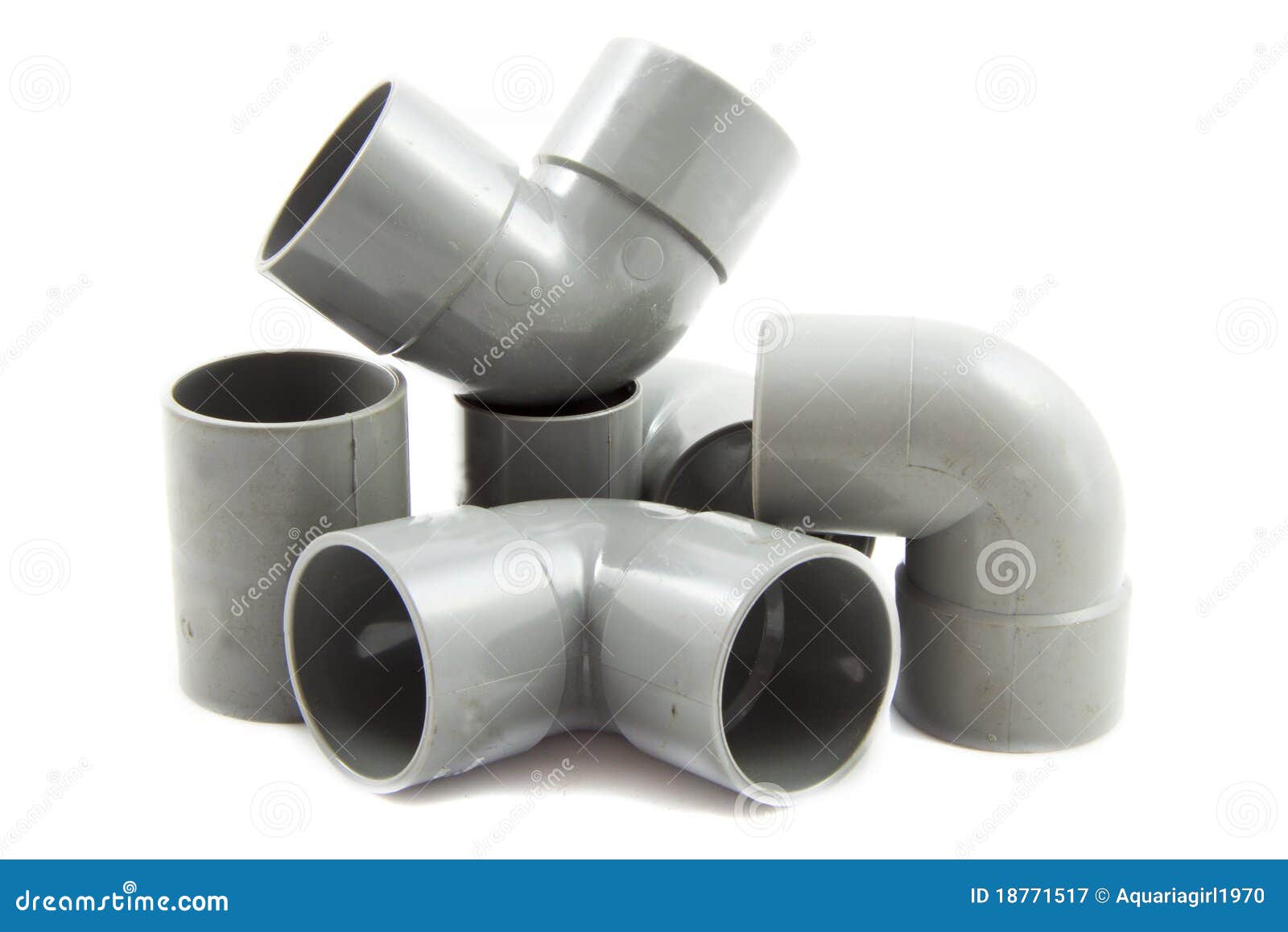 Half Cut Flexible Pvc Pipe Fittings