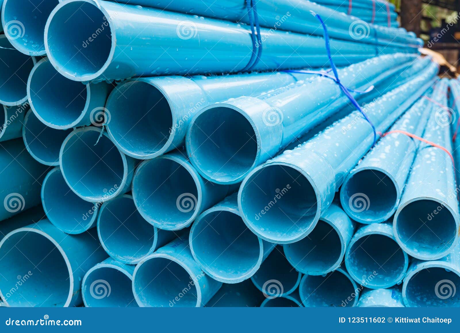 Pvc Gutters for Water Supply System Stock Photo - Image of gutter ...