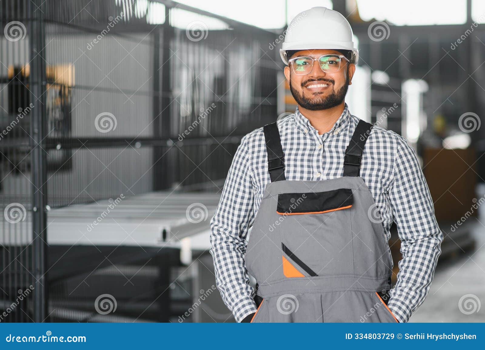 PVC Industry Worker or Operator Making Frames for Windows and Doors ...