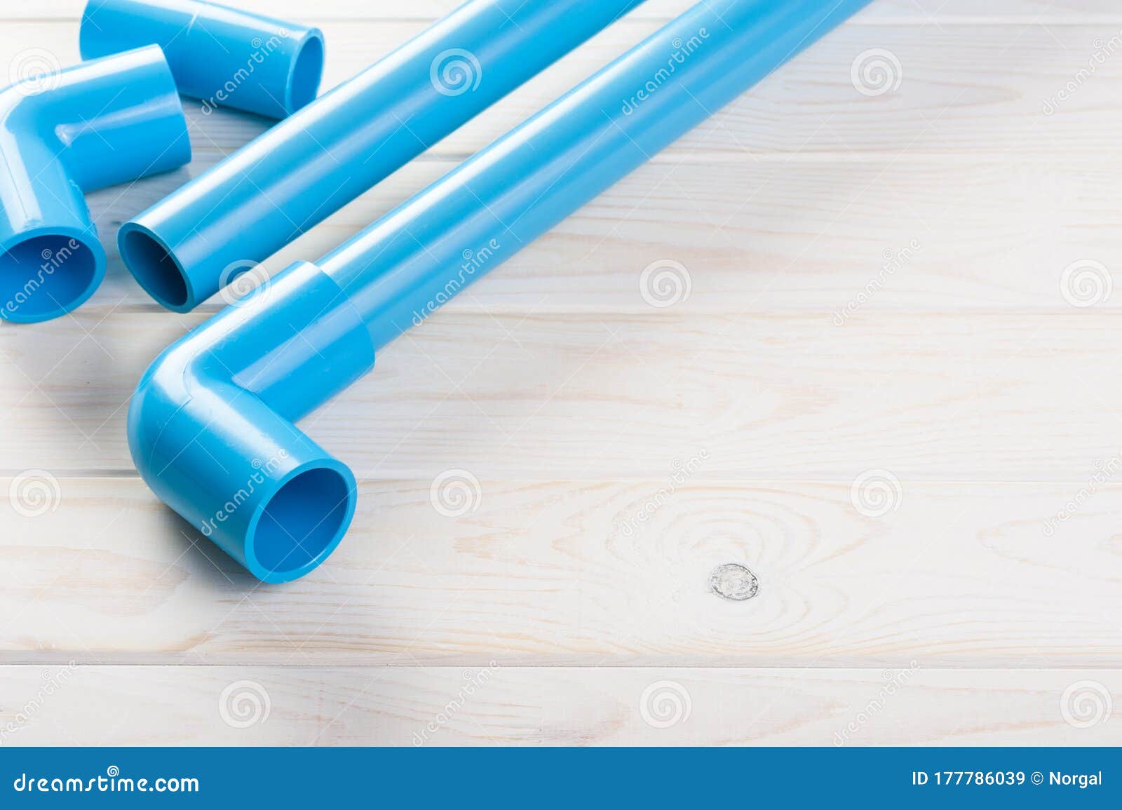 PVC Pipe connections stock image. Image of supply, construction - 177786039