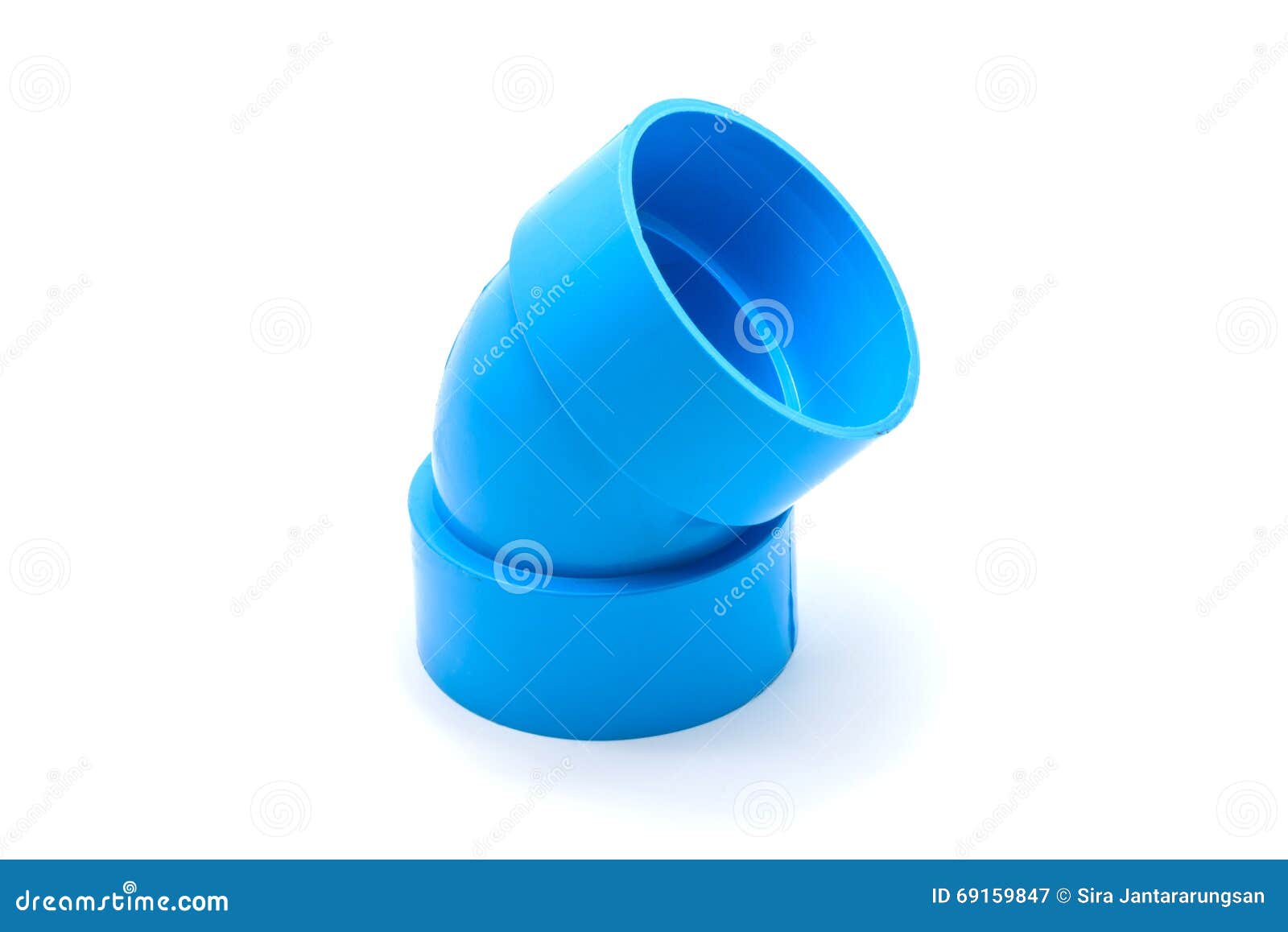 PVC Pipe Connections, PVC Pipe Fitting, PVC Coupling Isolated On White ...