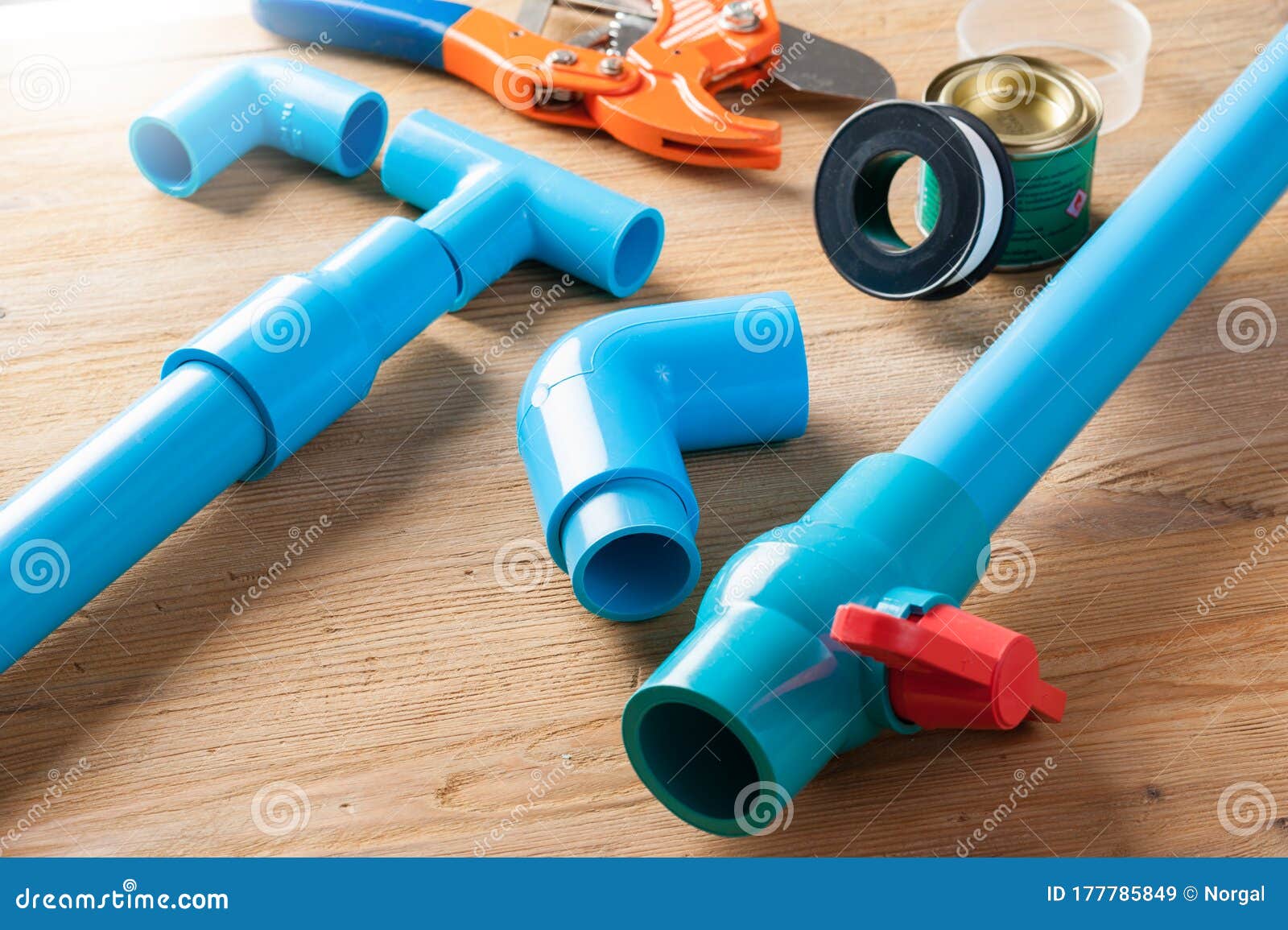 PVC Pipe connections stock image. Image of pipework - 177785849