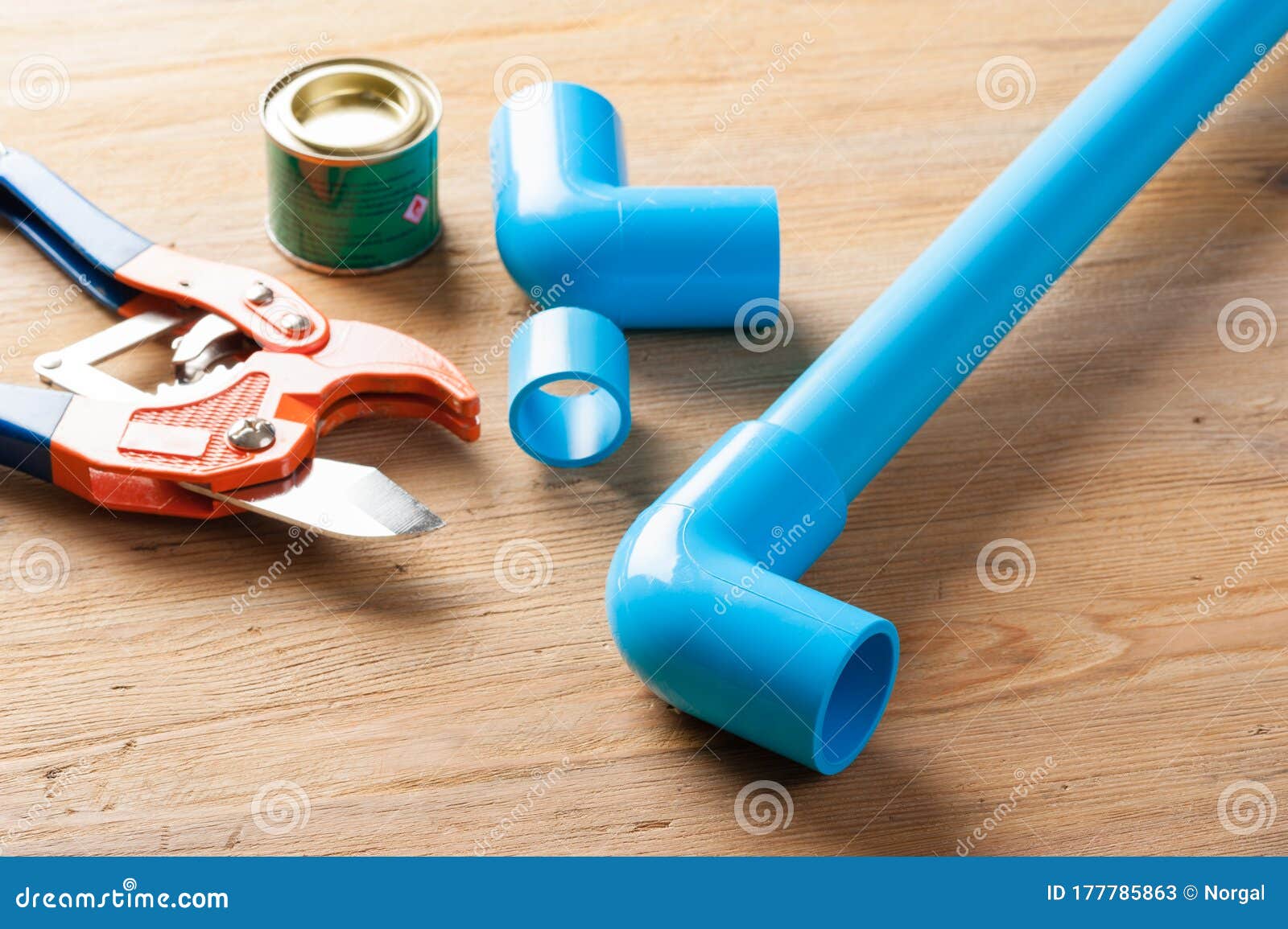 PVC Pipe connections stock image. Image of building - 177785863