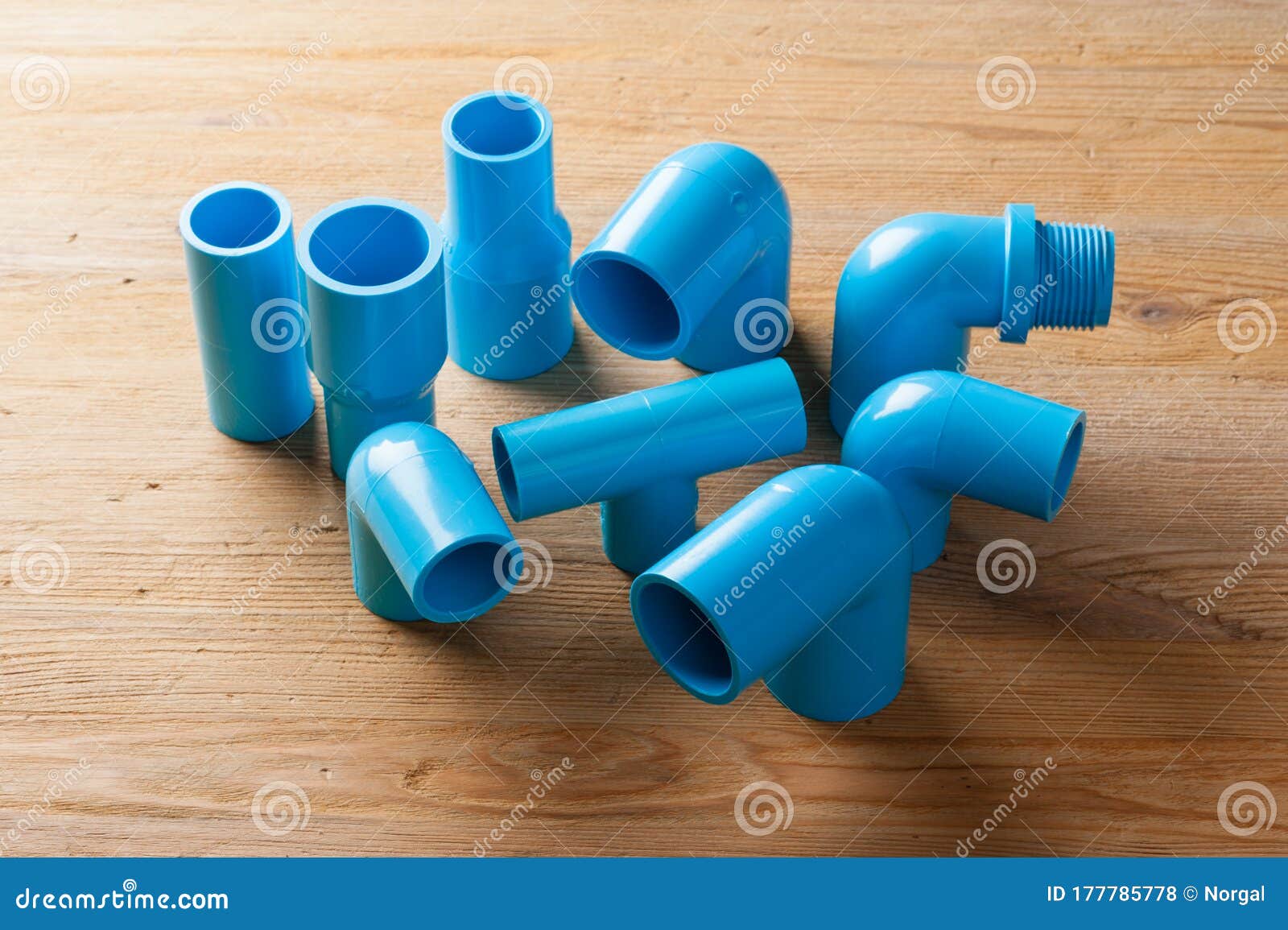 PVC Pipe connections stock photo. Image of object, project - 177785778