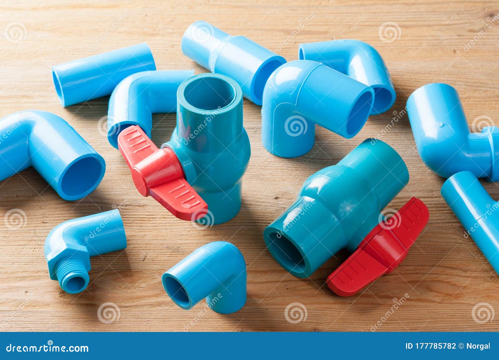 PVC Pipe connections stock photo. Image of closeup, object - 177785782