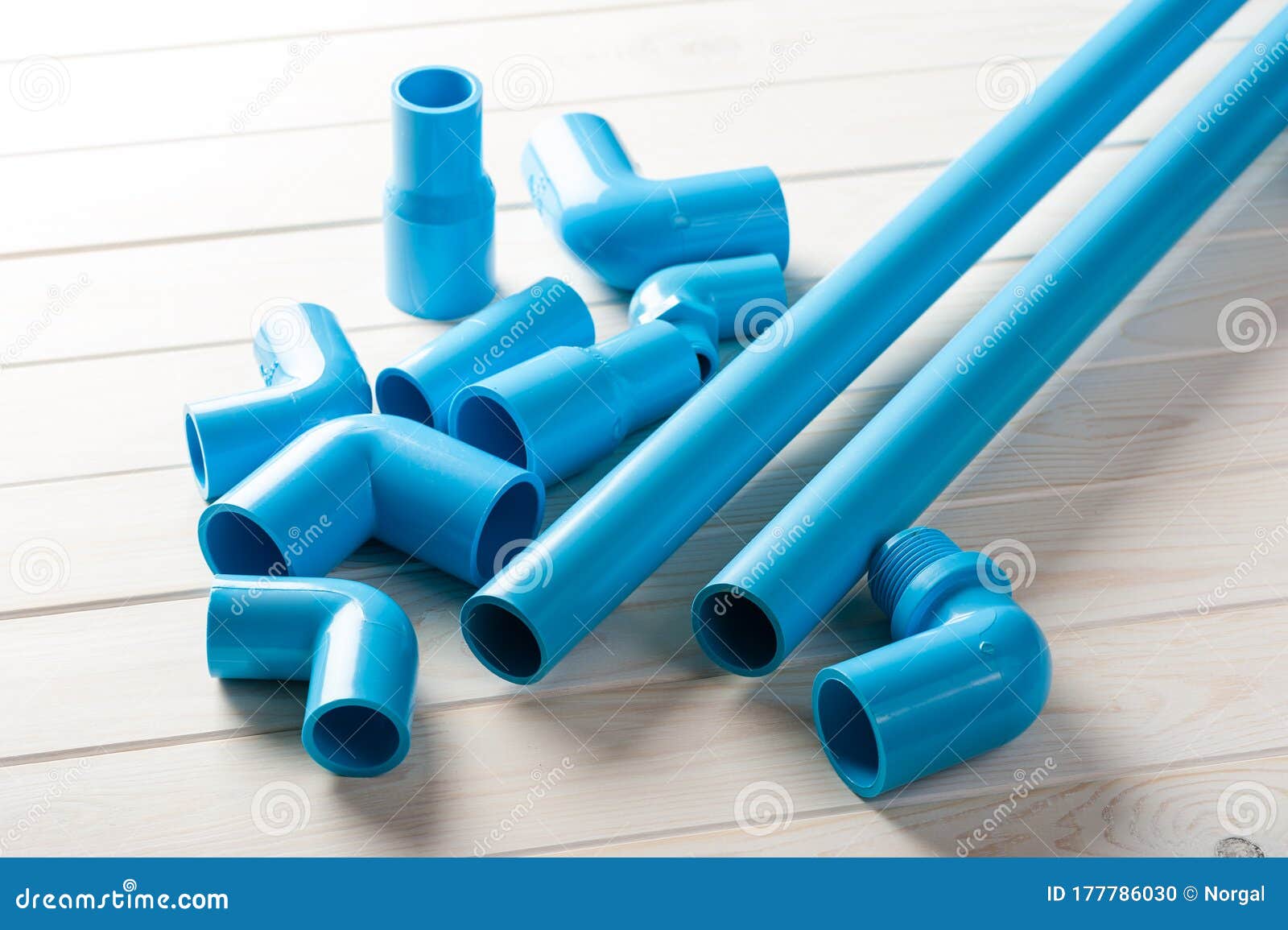 PVC Pipe Connections, PVC Pipe Fitting, PVC Coupling Isolated On White ...