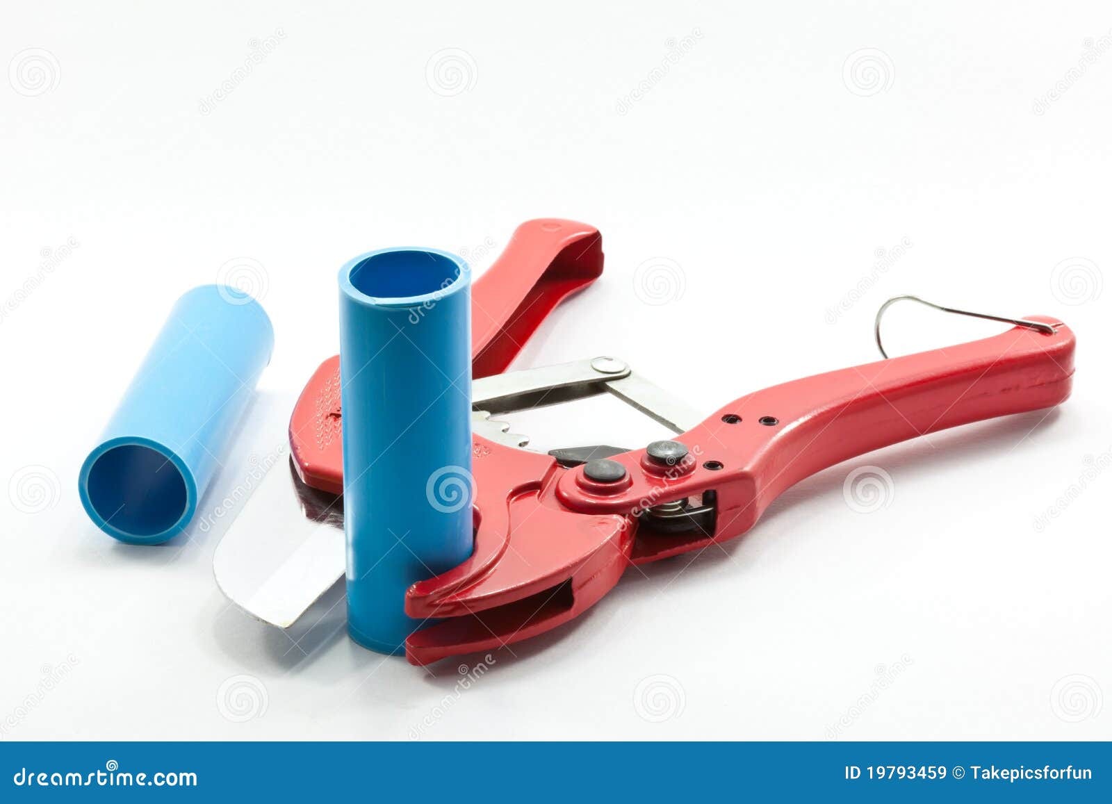 Pvc pipe cutter stock image. Image of pipe, isolated - 19793459