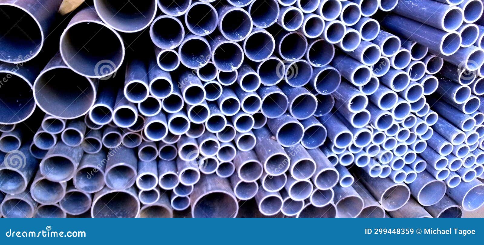 Pvc pipe for plumbing work stock image. Image of pipes - 299448359