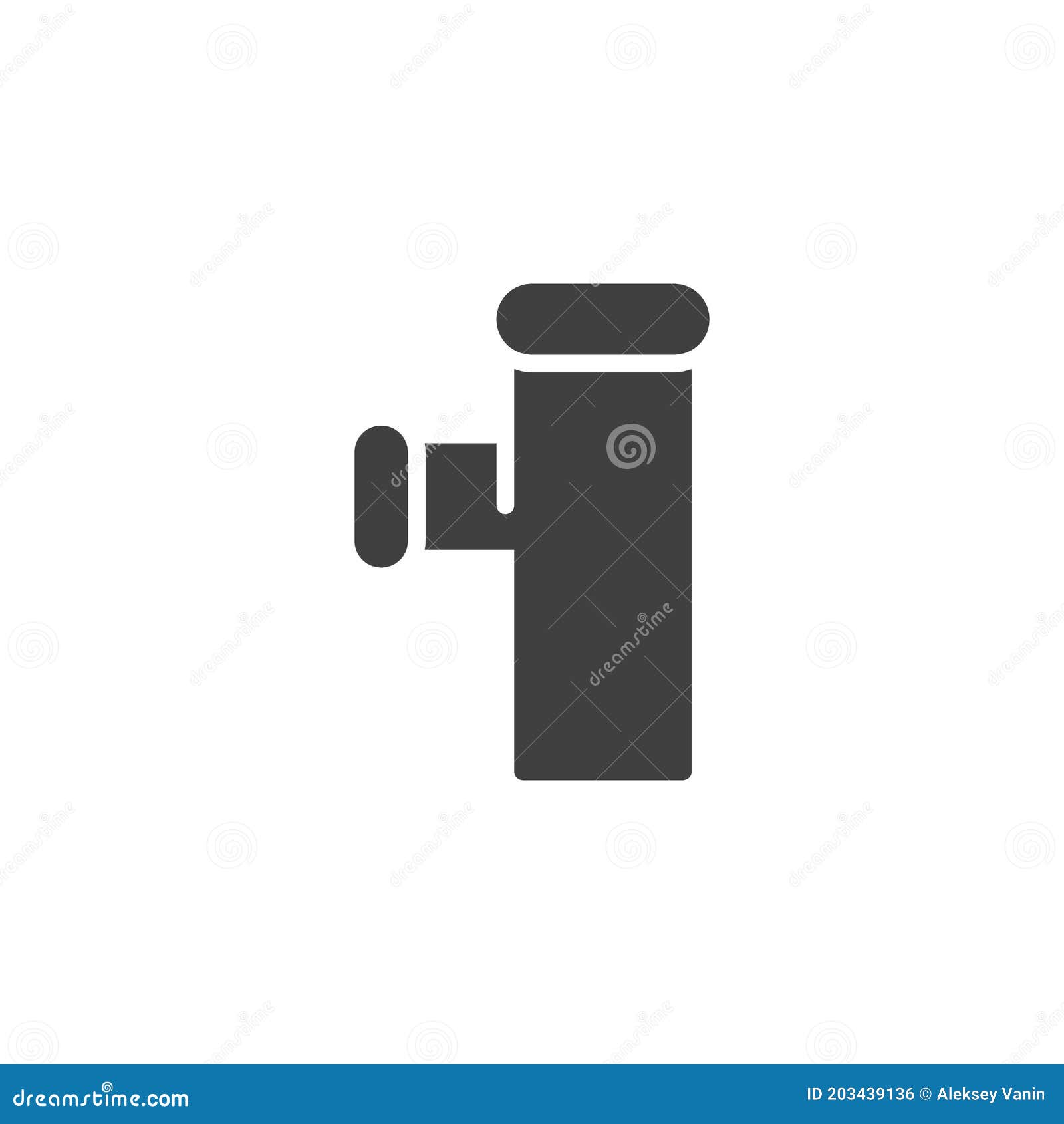 Pvc Pipe Fitting Vector Icon. Stock Vector - Illustration of logo ...