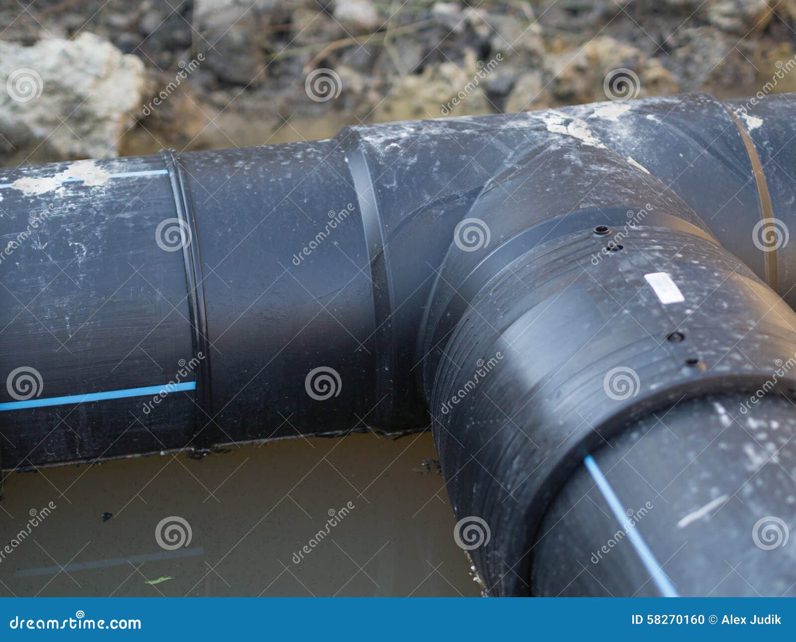 Pvc pipe stock photo. Image of pipeline, drip, plumbing - 58270160