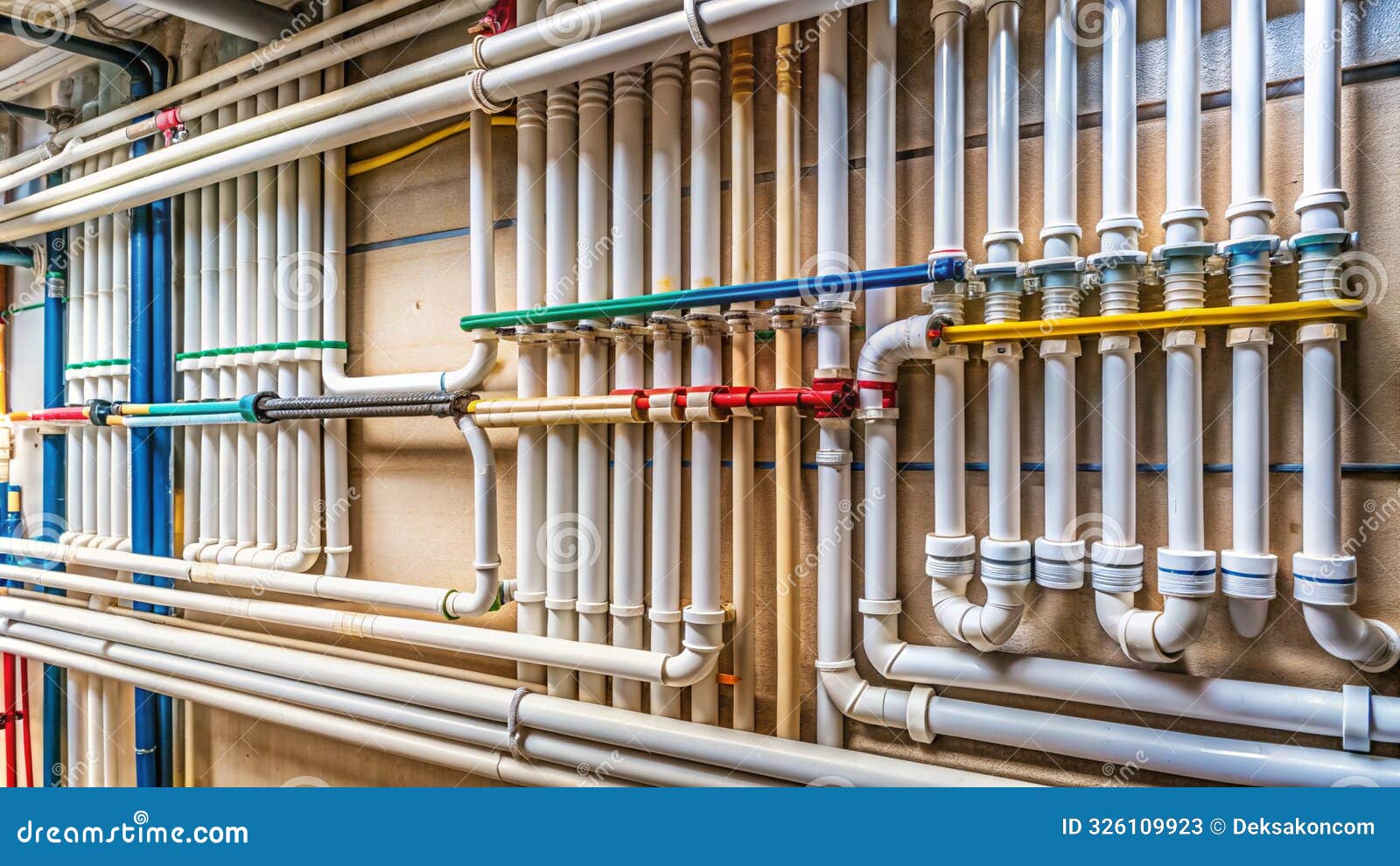 PVC Pipe Work for Home Electrical Systems and Electrical Connection ...