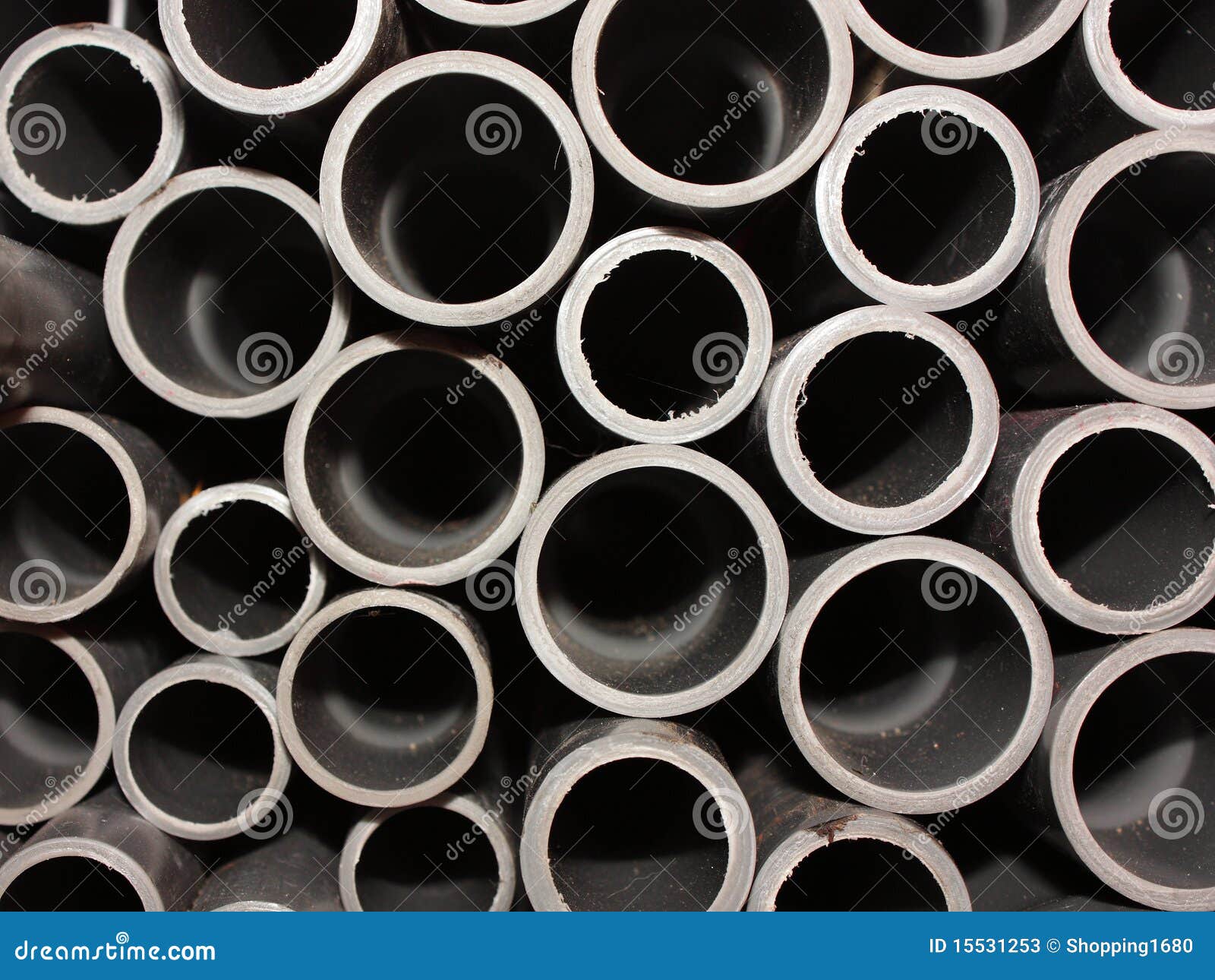 Pvc pipes stock image. Image of resin, sand, monochrome - 15531253