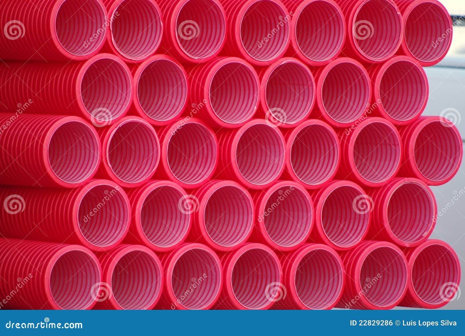 Pvc pipes stock photo. Image of sewer, canalization, flexible - 22829286