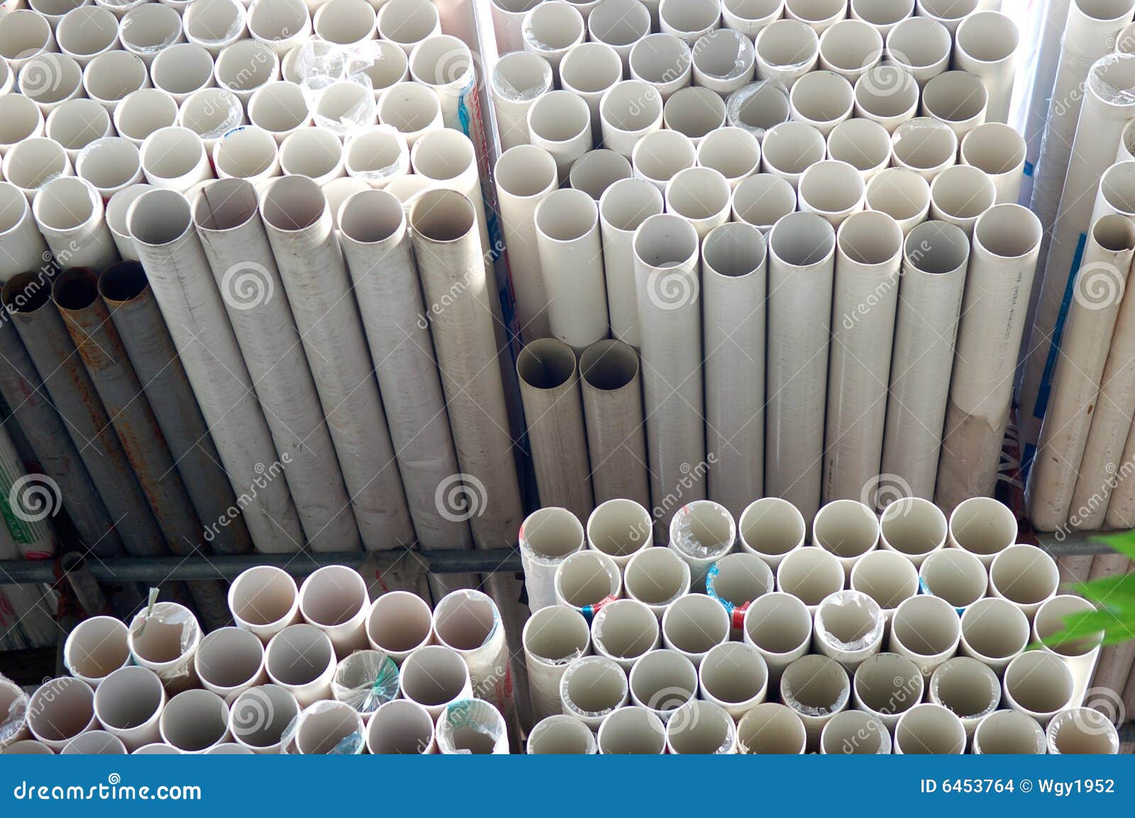 PVC pipes stock photo. Image of home, contractor, material - 6453764