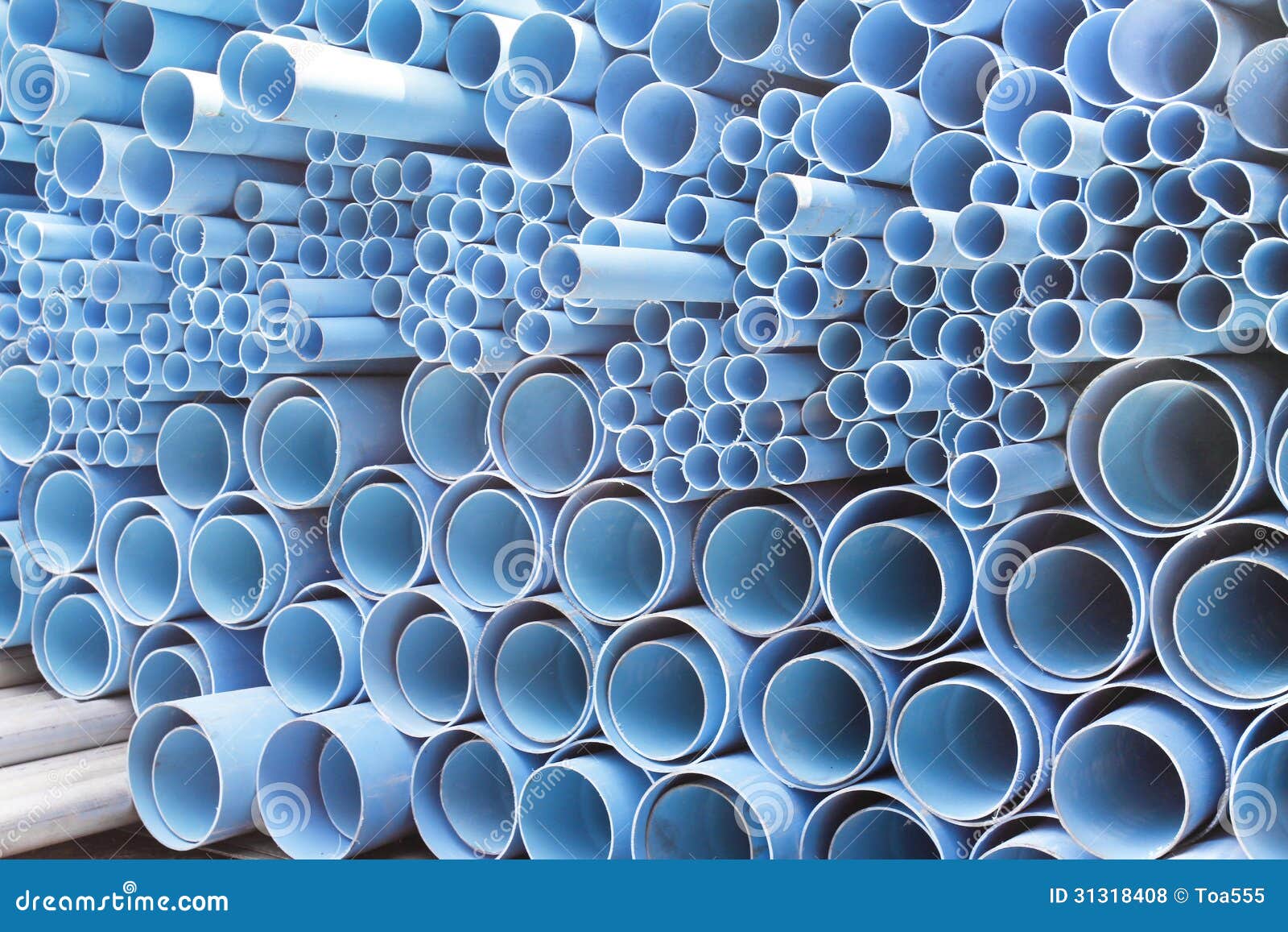 PVC pipes stock photo. Image of repair, materials, industry - 31318408