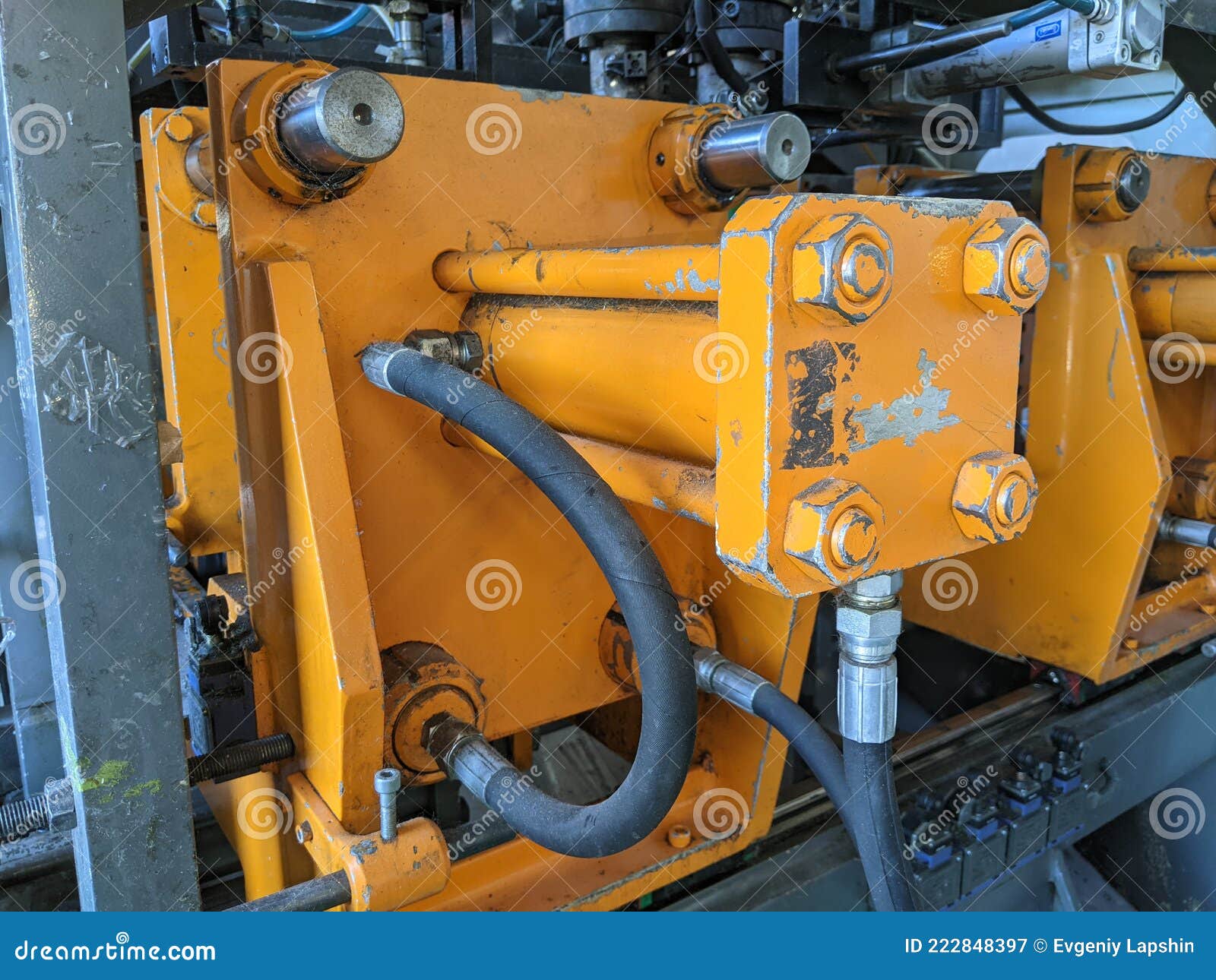 PVC Plastic Container Manufacturing Process Stock Image - Image of ...