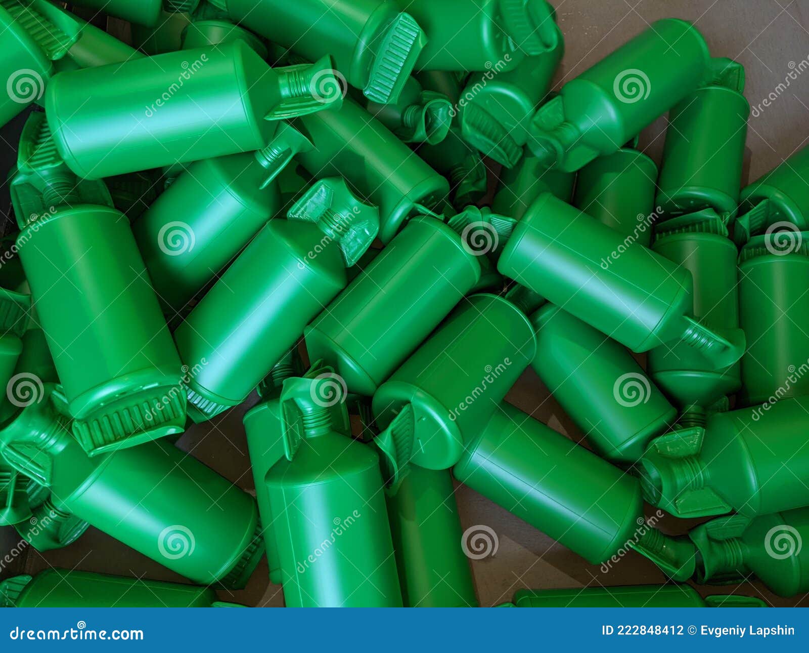 PVC Plastic Container Manufacturing Process Stock Photo - Image of ...