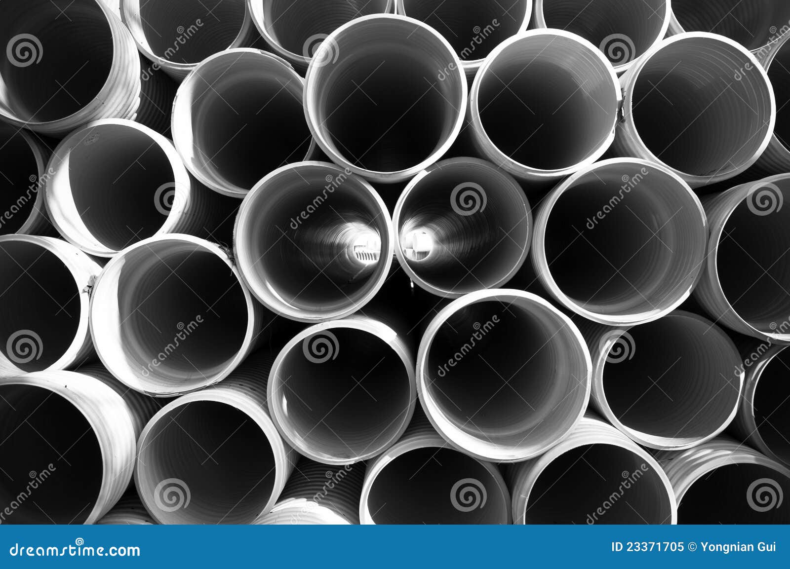PVC plastic pipe stock image. Image of pipeline, texture - 23371705