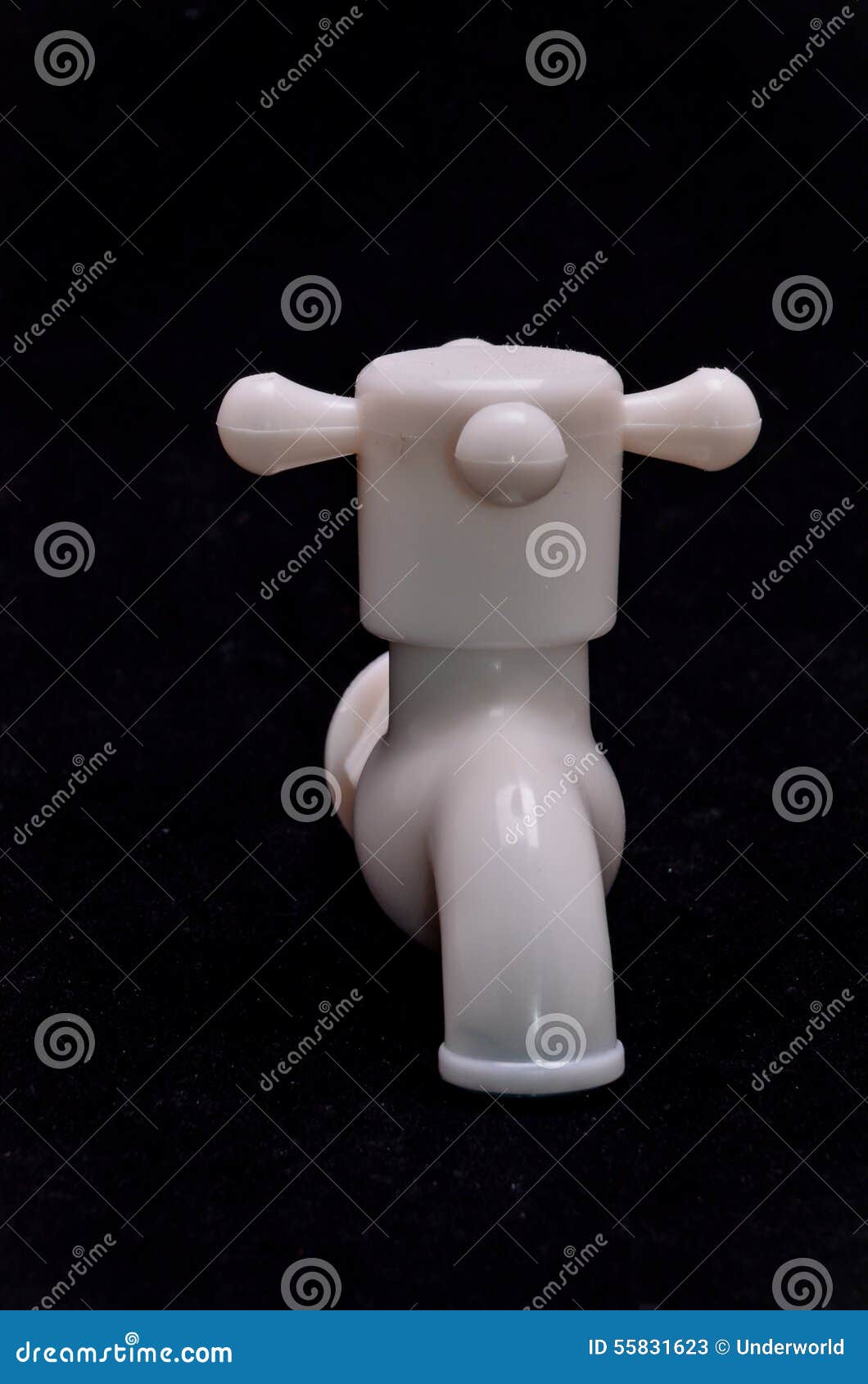 PVC Plastic Water Faucet stock image. Image of pipe, plumbing - 55831623