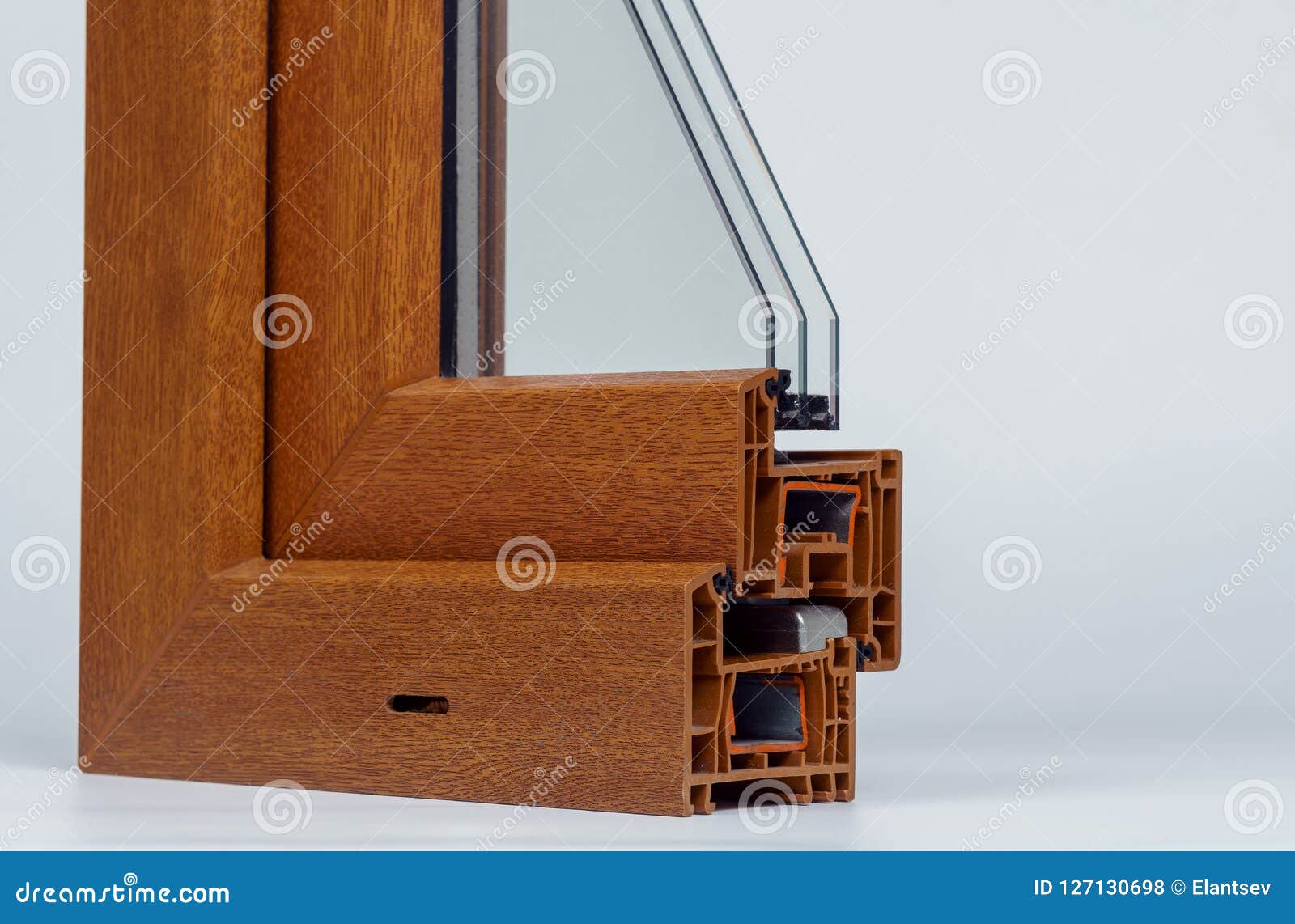 Pvc Profile Windows with Triple Glazing Stock Photo - Image of ...