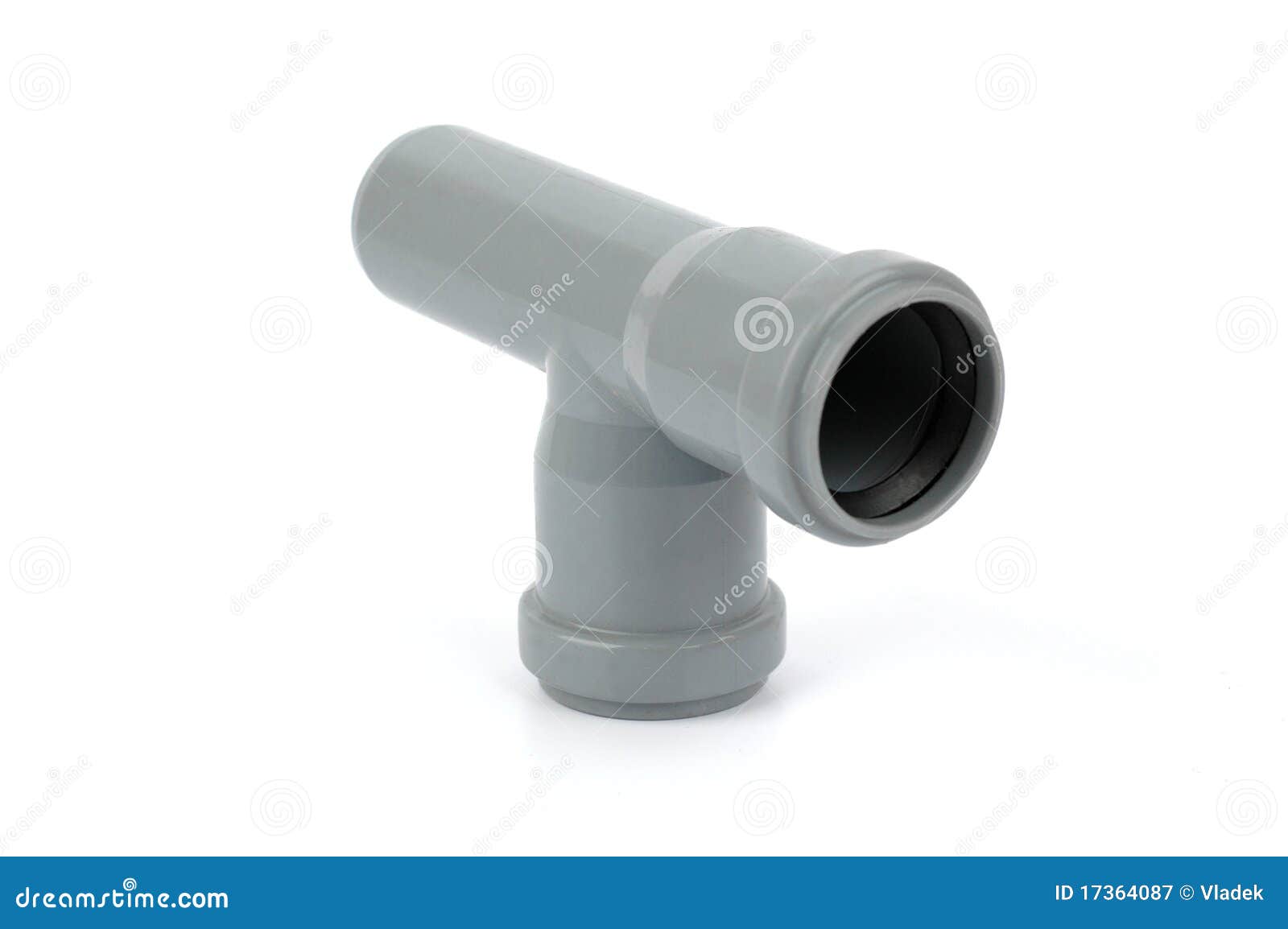 Pvc Tee Fitting Used in Water Distribution Systems Stock Image - Image ...