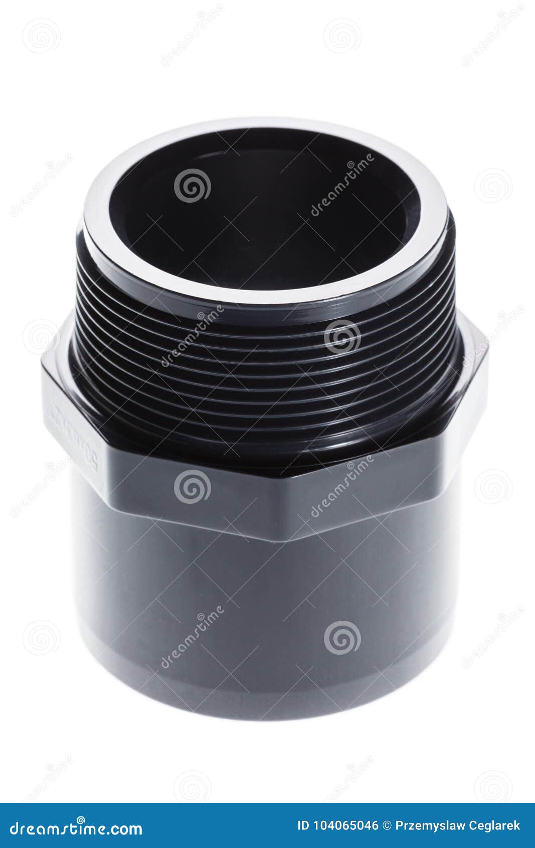 PVC-U fitting stock photo. Image of tool, tube, nipple - 104065046
