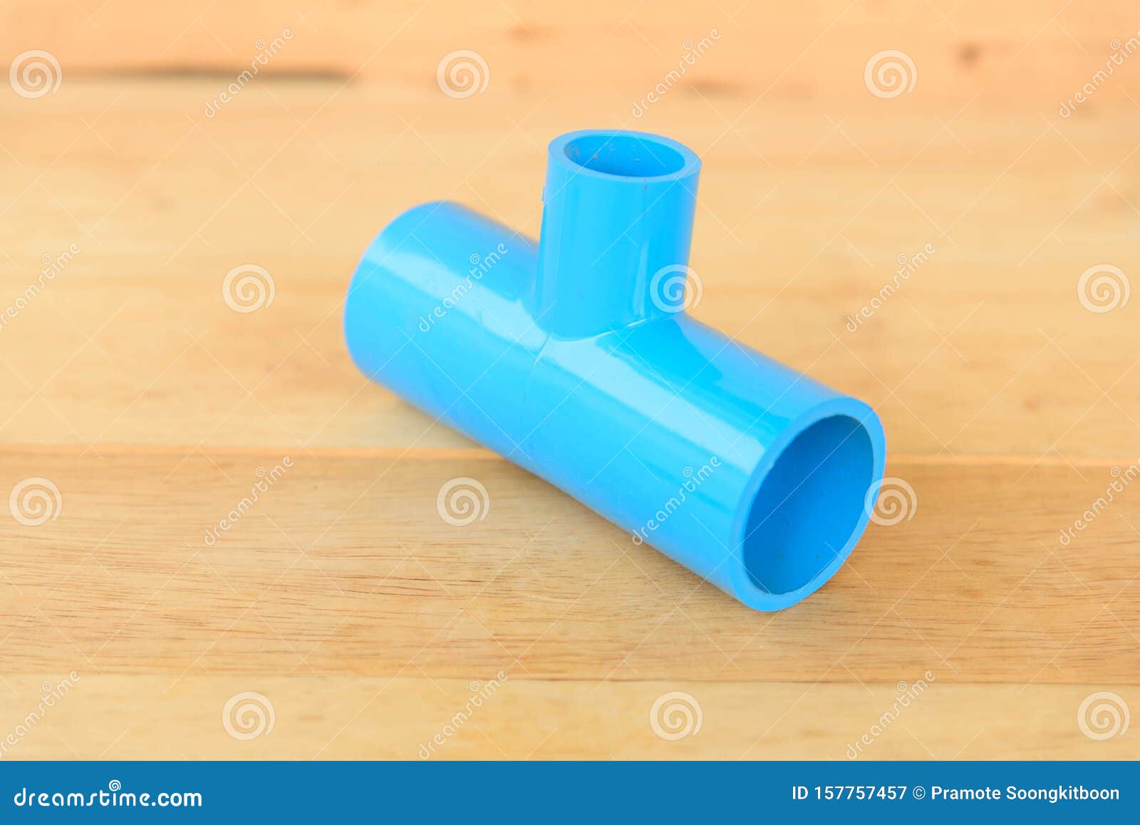 PVC Three way pipe stock image. Image of assembly, socket - 157757457