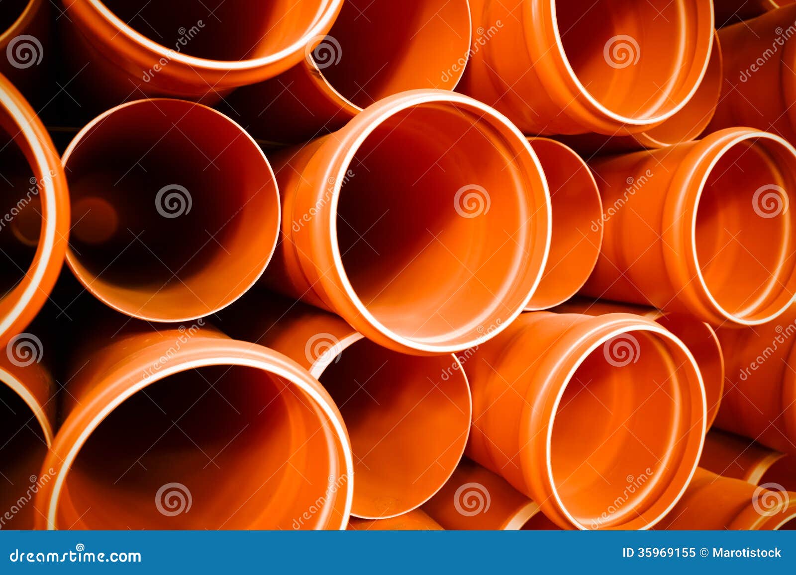 PVC tubes plastic stock image. Image of stack, industry - 35969155