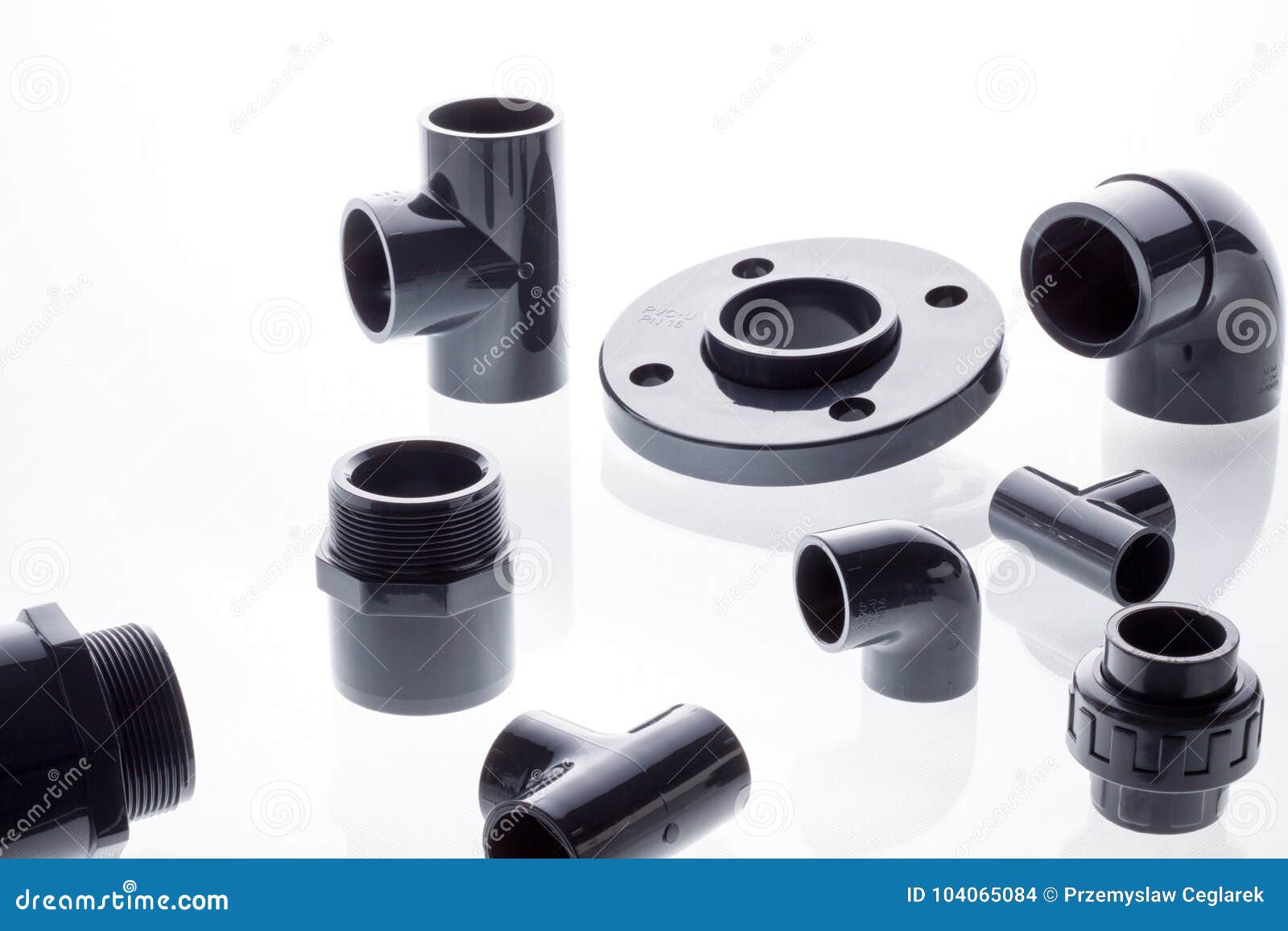 PVC-U fitting stock photo. Image of circle, water, plant - 104065084