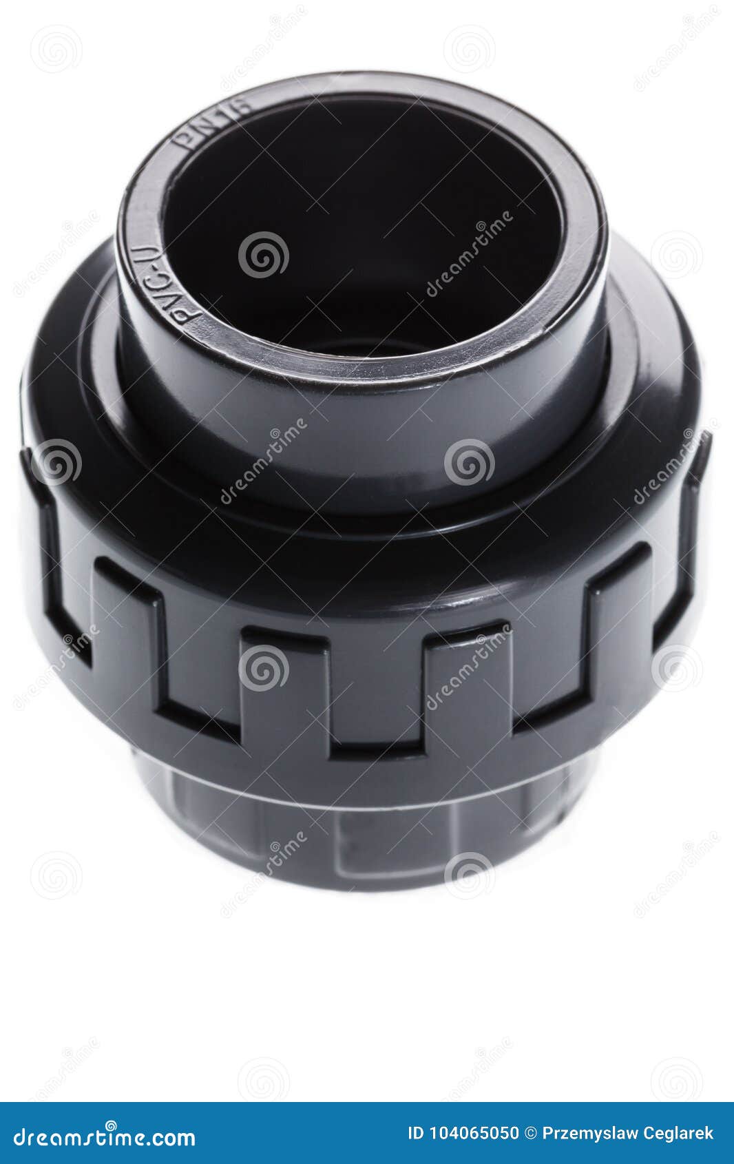 PVC-U fitting stock photo. Image of isolated, white - 104065050