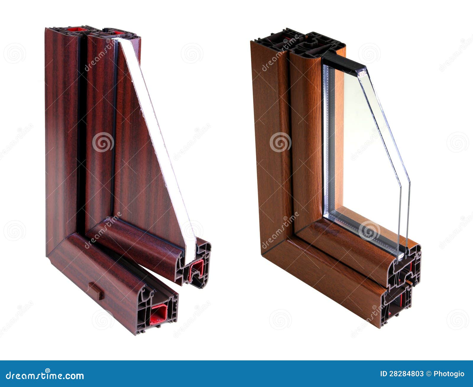PVC window profile stock image. Image of interior, fixture - 28284803