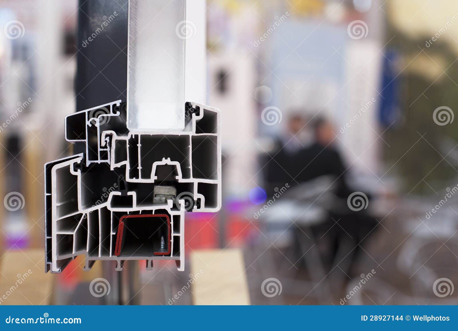 PVC window profile stock photo. Image of modern, window - 28927144