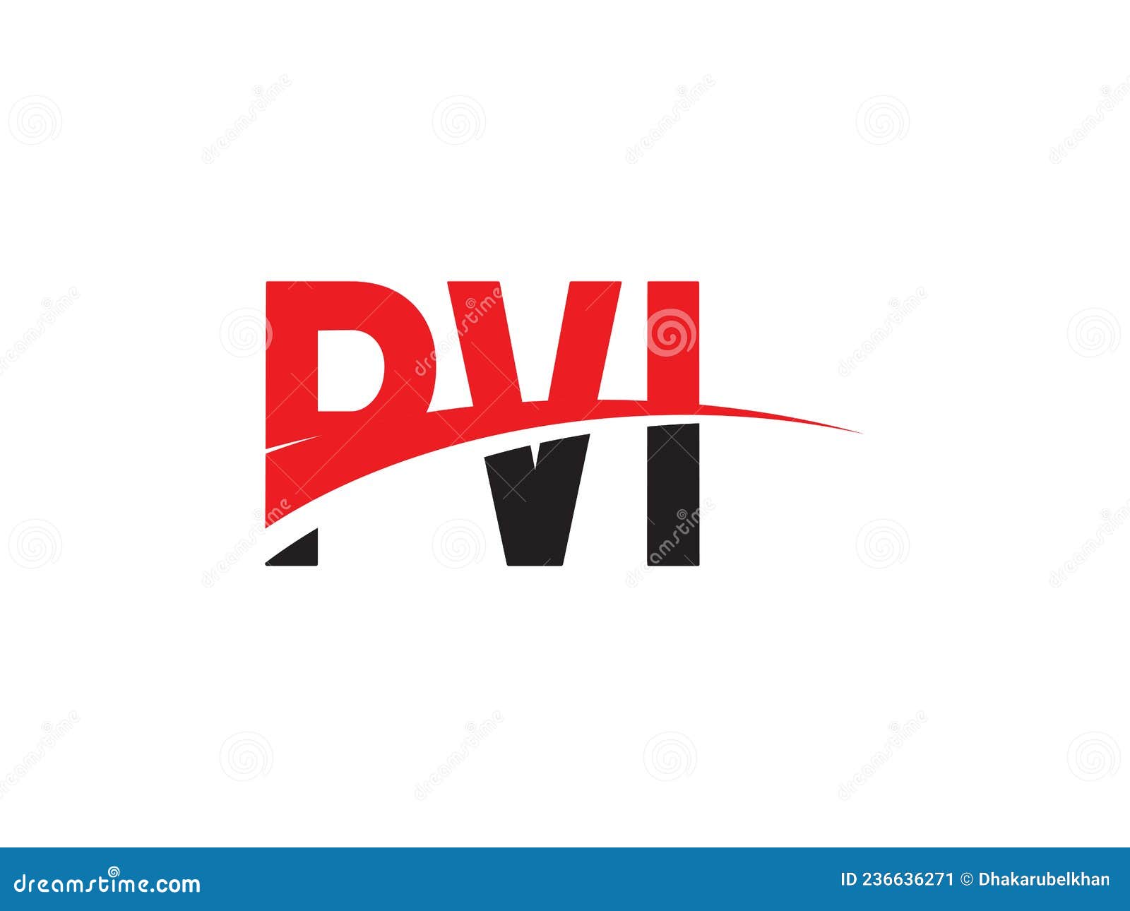 PVI Letter Initial Logo Design Vector Illustration Stock Vector ...