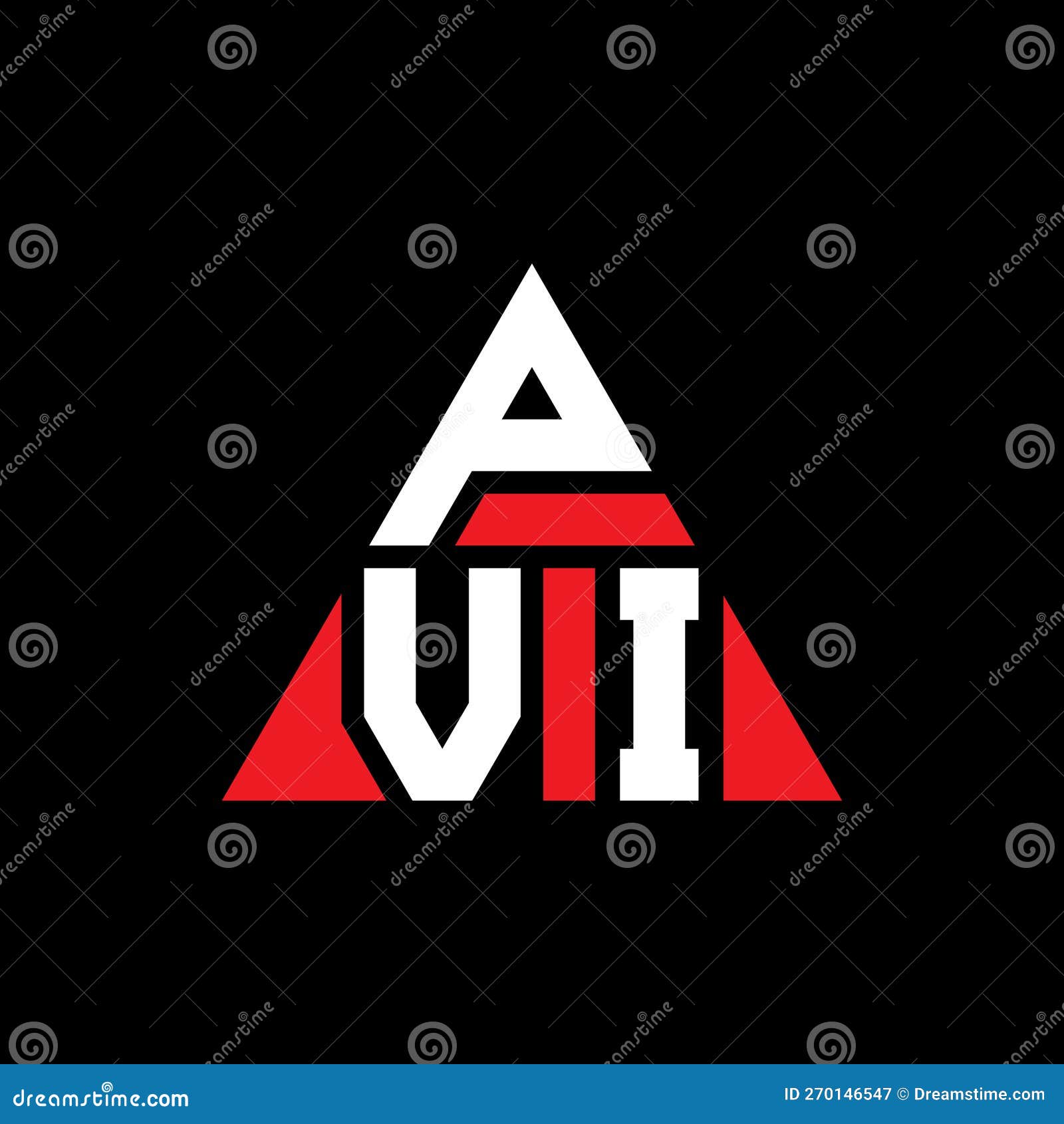 PVI Triangle Letter Logo Design with Triangle Shape. PVI Triangle Logo ...